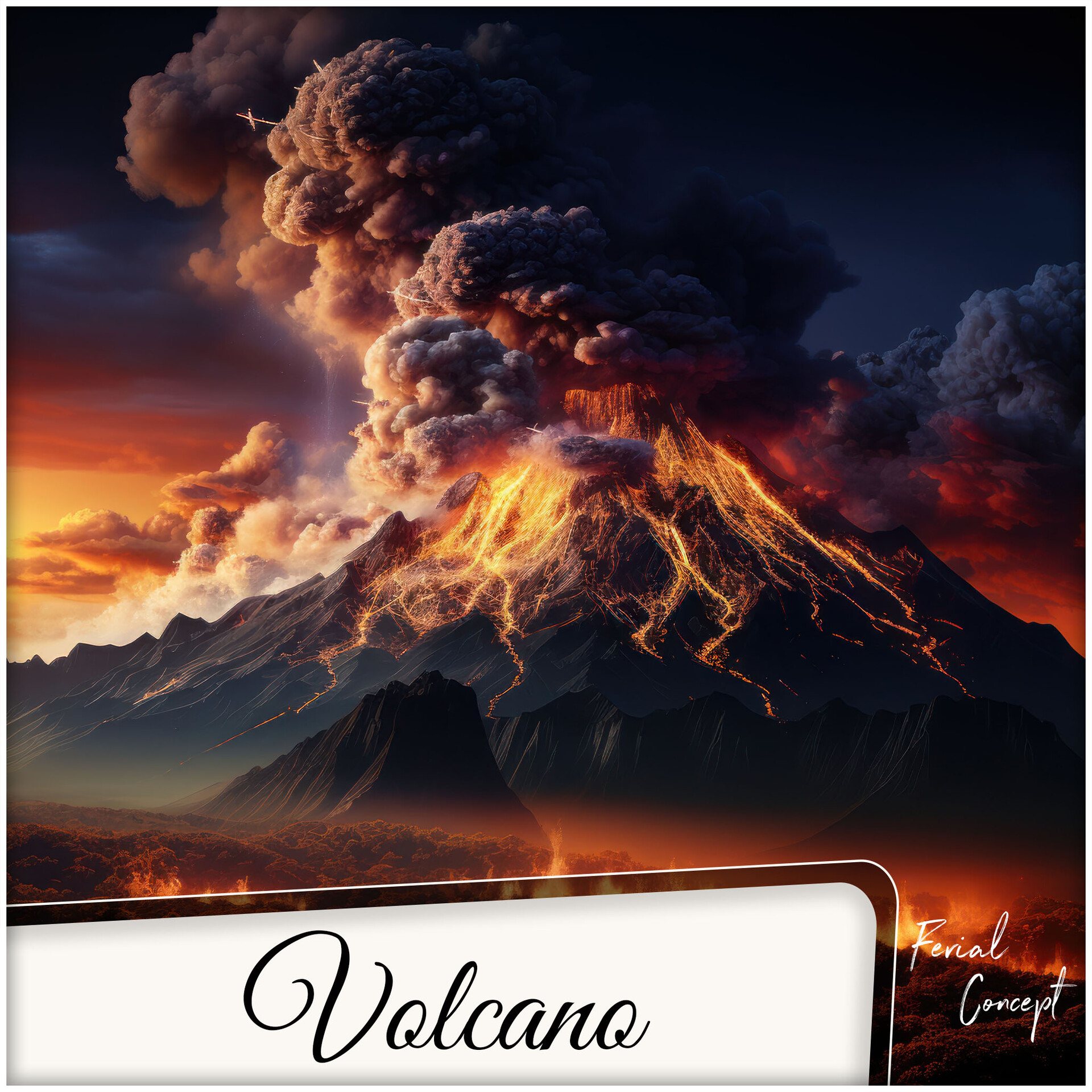 ArtStation - 🔹230 Volcano Environment Concept Reference Image Pack v.33