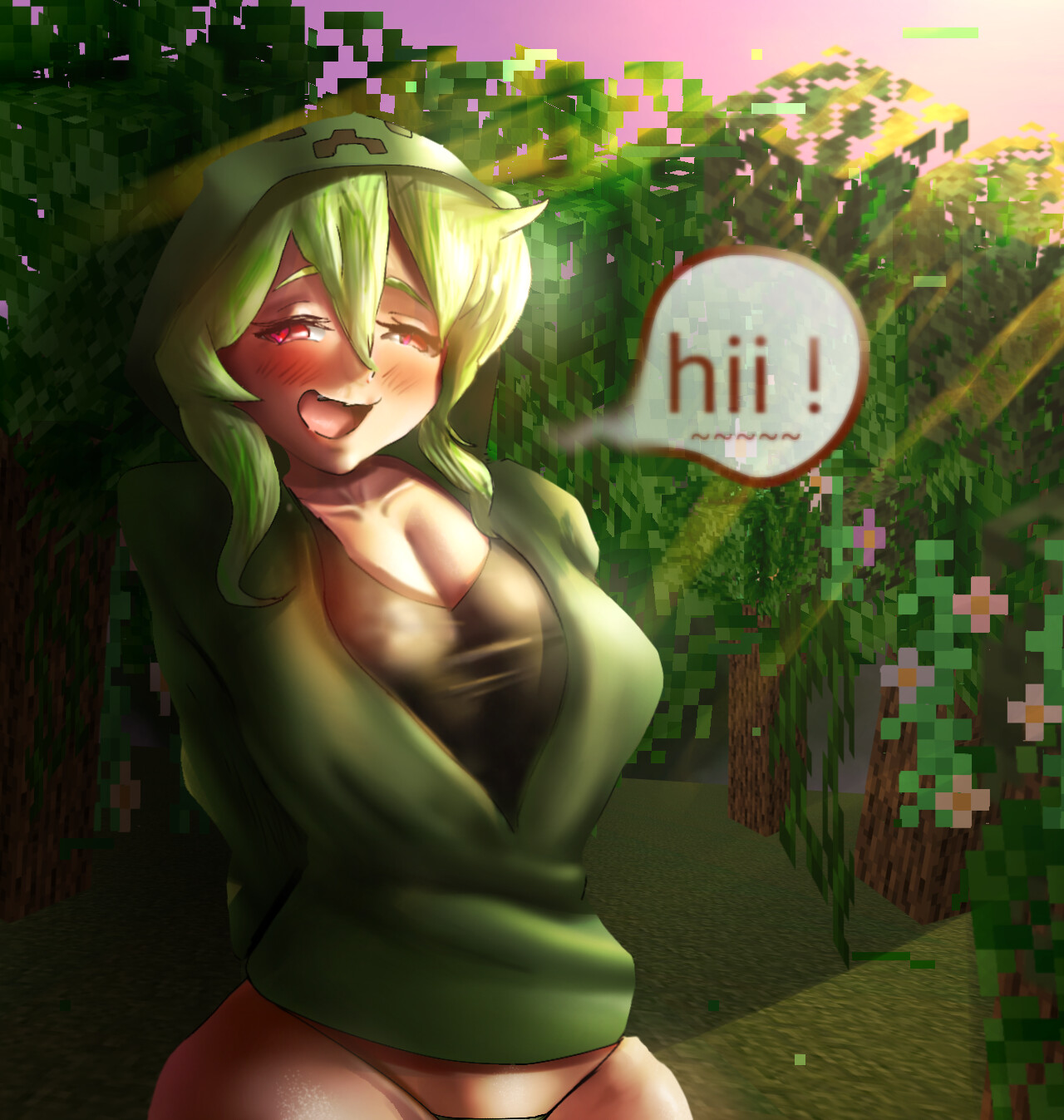 ArtStation - creeper chan