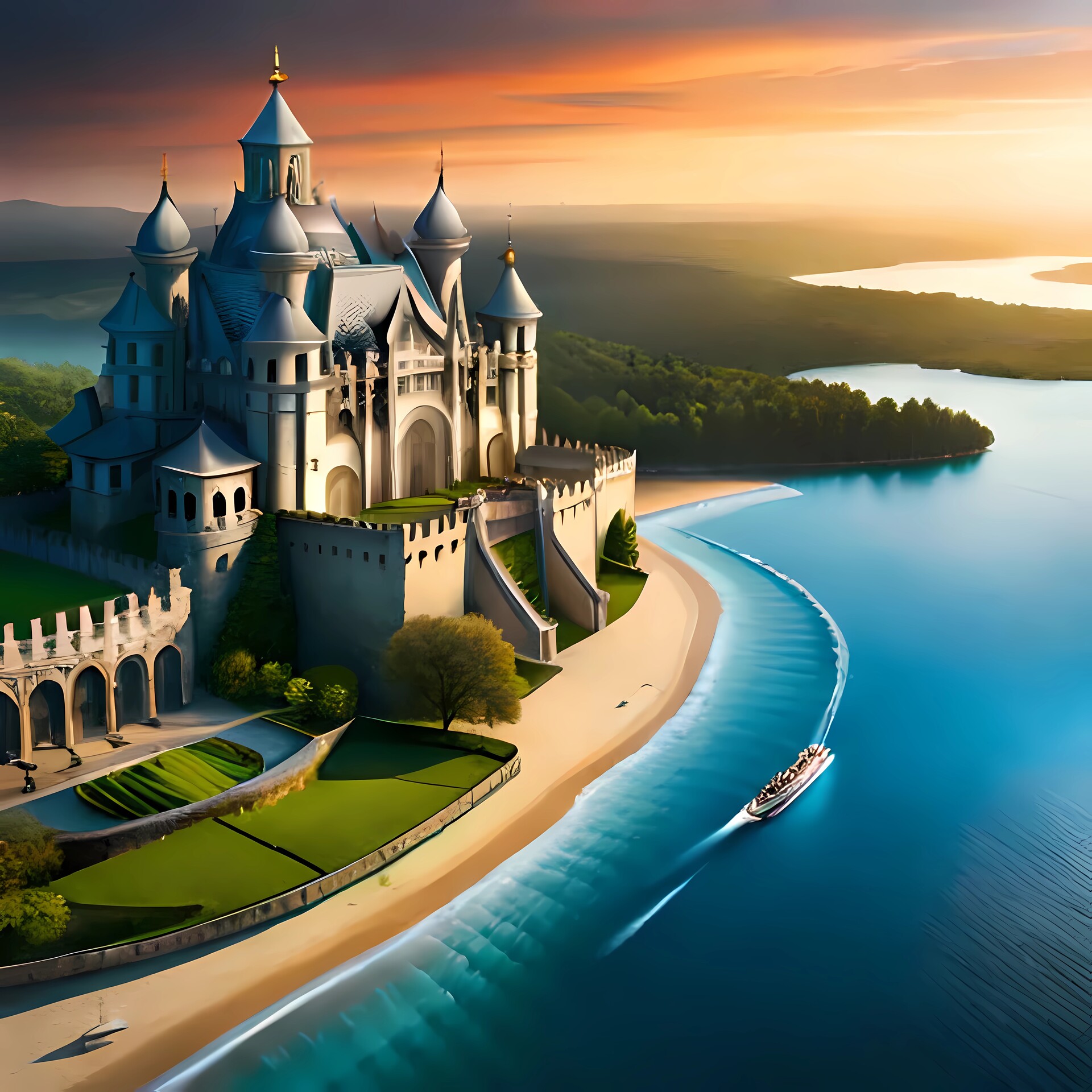 ArtStation - Aerial Kingdom Ascendance