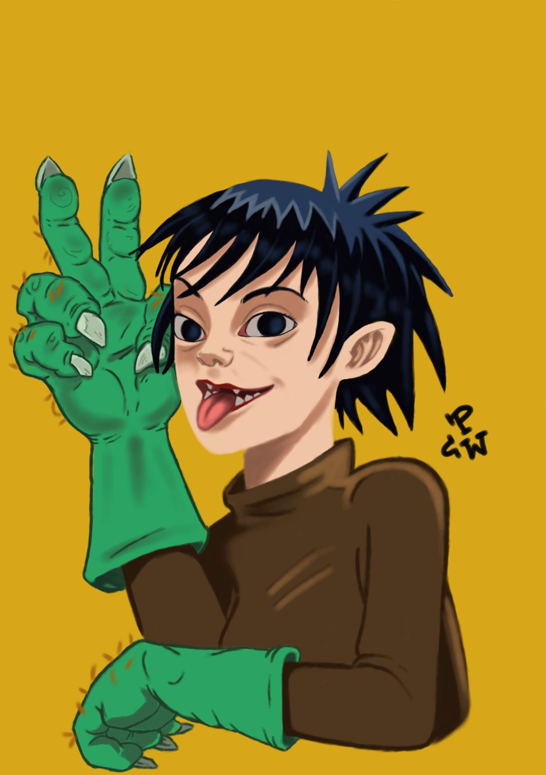 Russel And Noodle Gorillaz