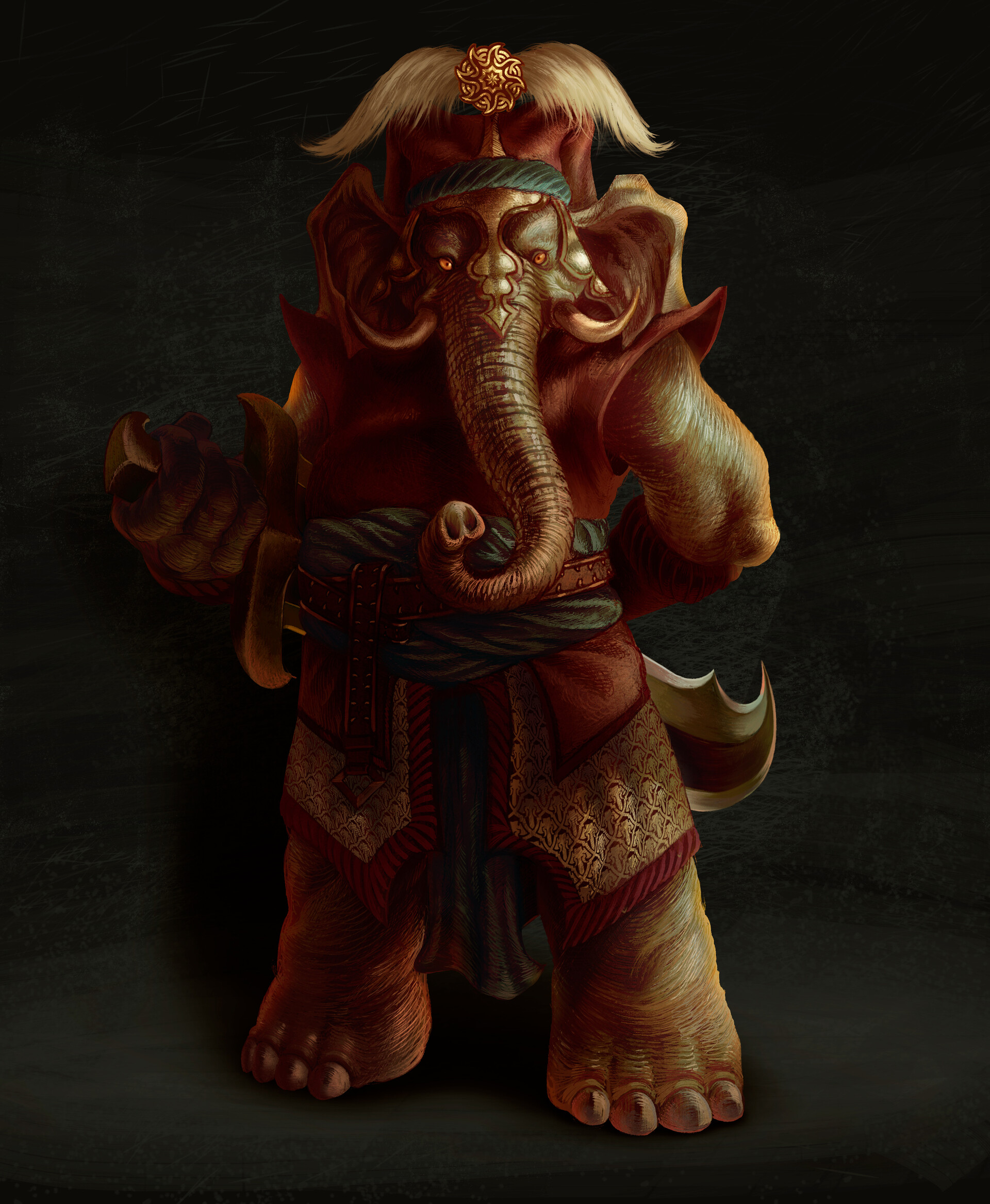 ArtStation - Loxodon Red Guard