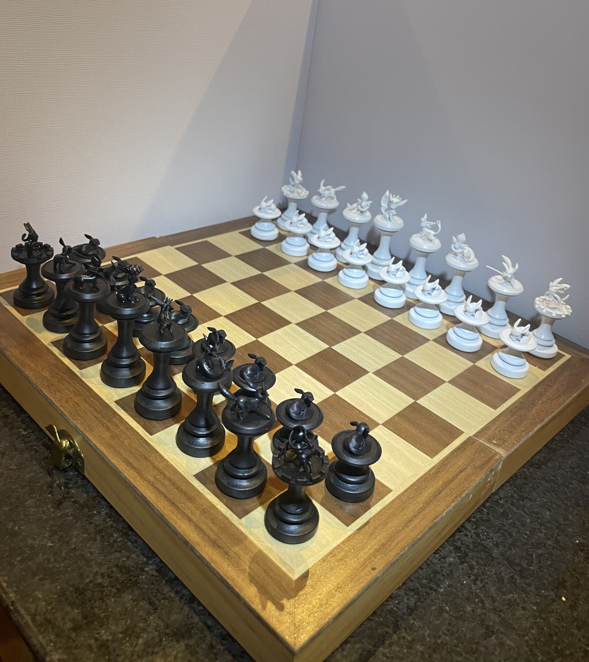 ArtStation - Eeveelutions Chess Set