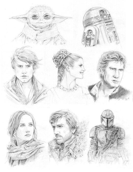 ArtStation - Star Wars sketches