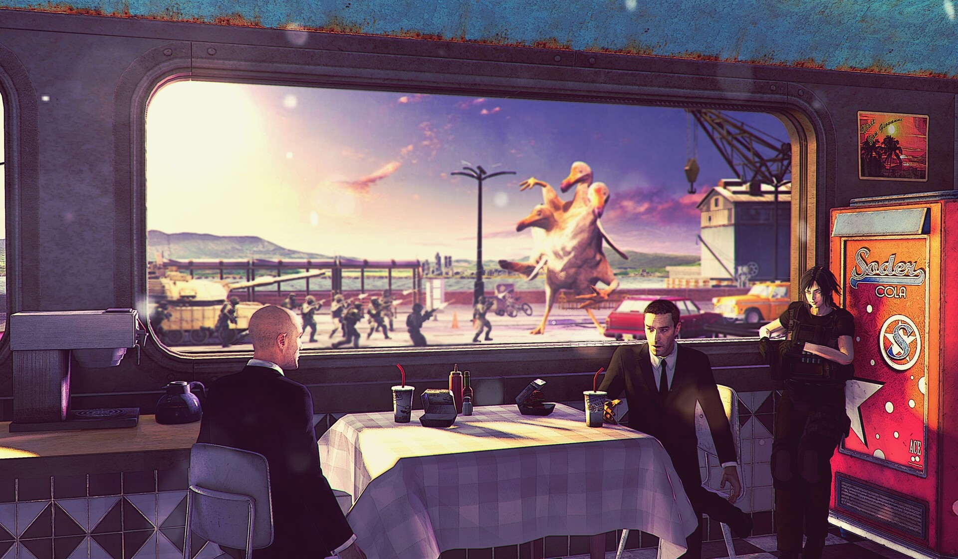 ArtStation - Ordinary Cafe