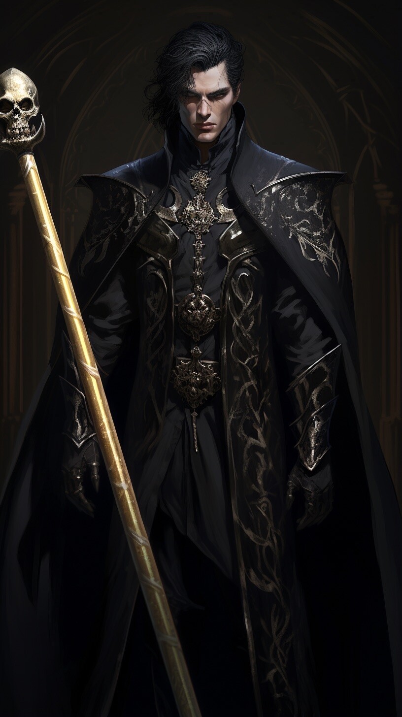 ArtStation - Mulahey, death priest, Bhaal fanatic