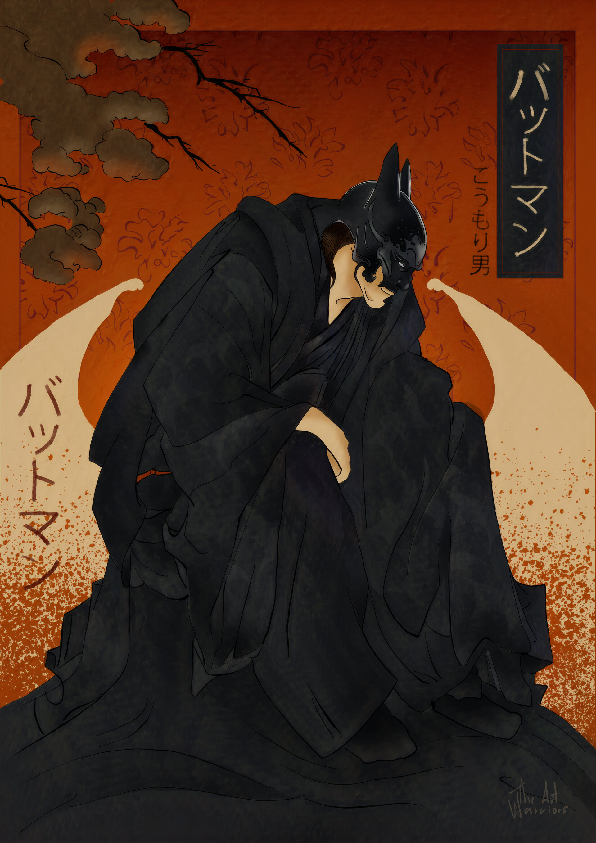 ArtStation - Batman Ukiyo-e (Digital)