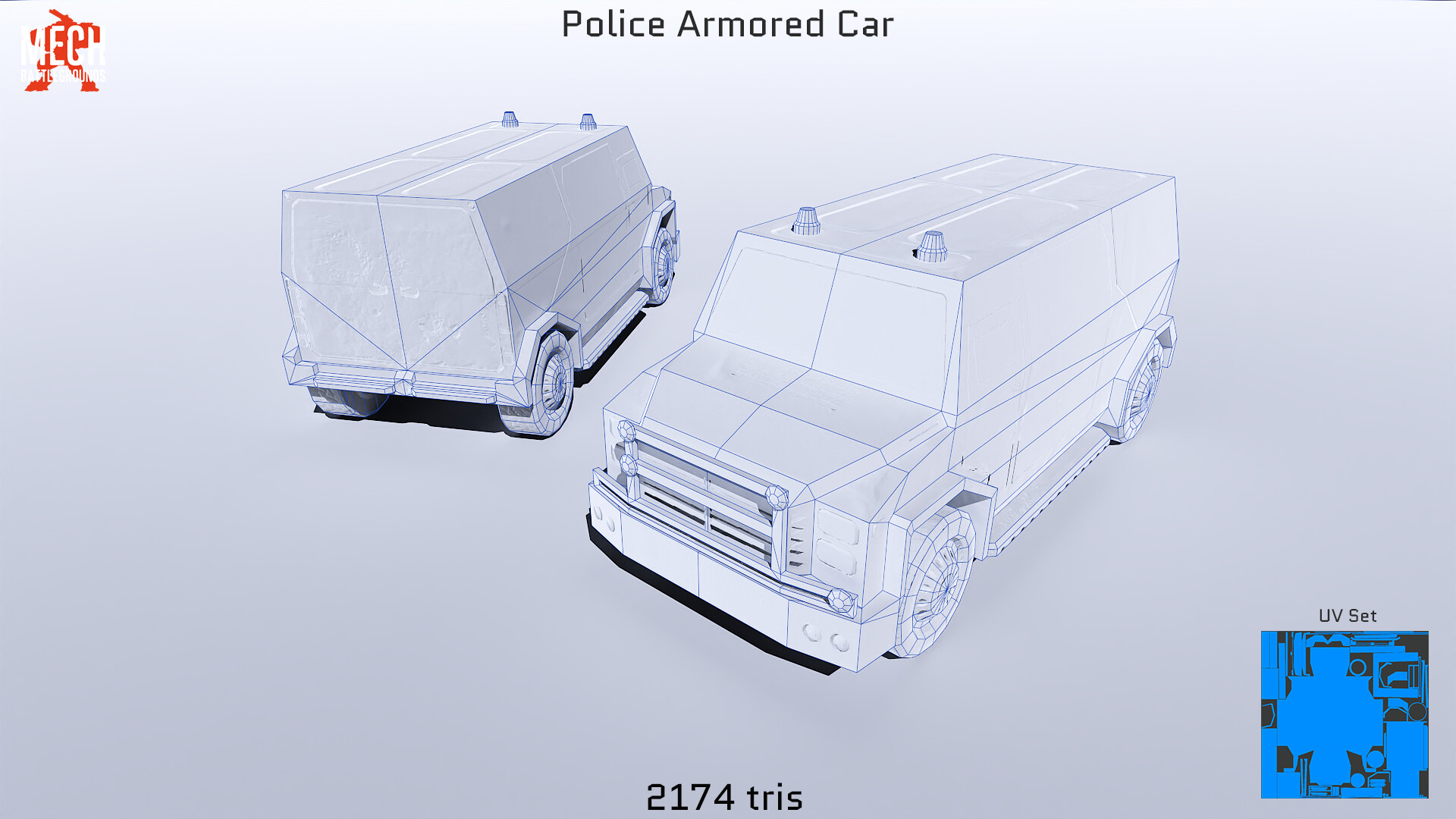 Ruslan Savinov - Police Armored Car. Game Ready.