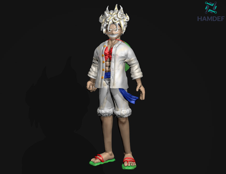 ArtStation - Luffy Gear 5 Model Render (One Piece)
