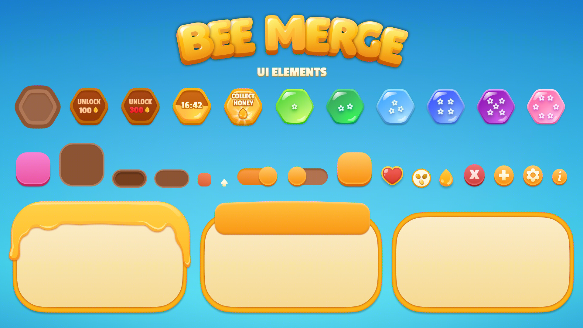Joanna Andrzejczak - Bee Merge - UI Design
