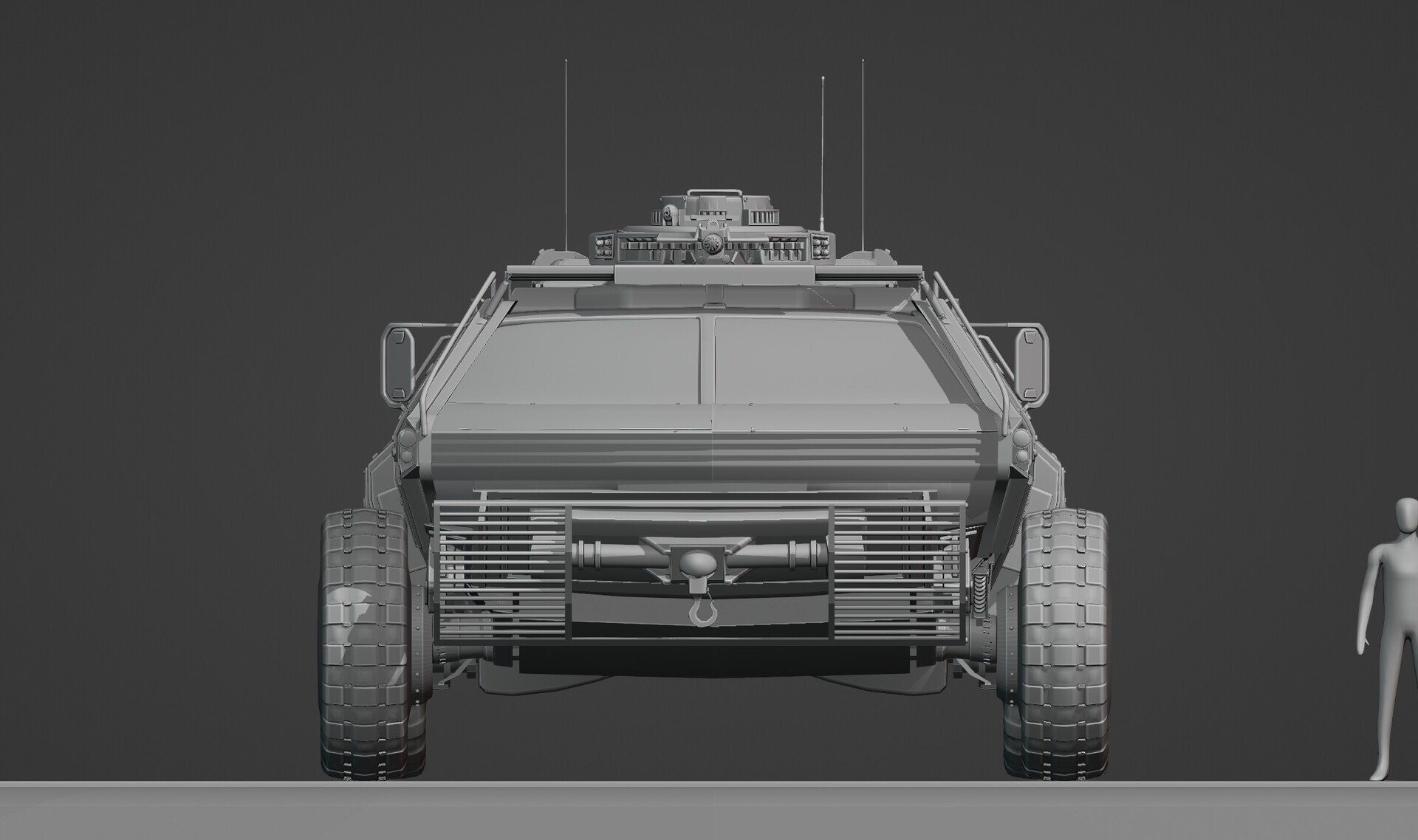 Rohan Haque - HUMVEE Military Vehicle (Game Model)