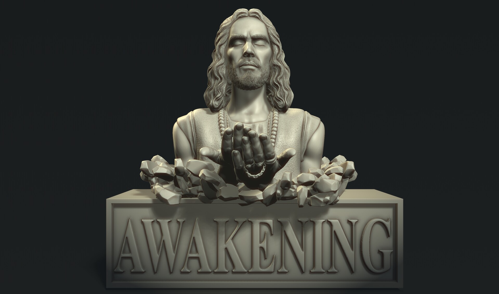 ArtStation - Awakening Statue