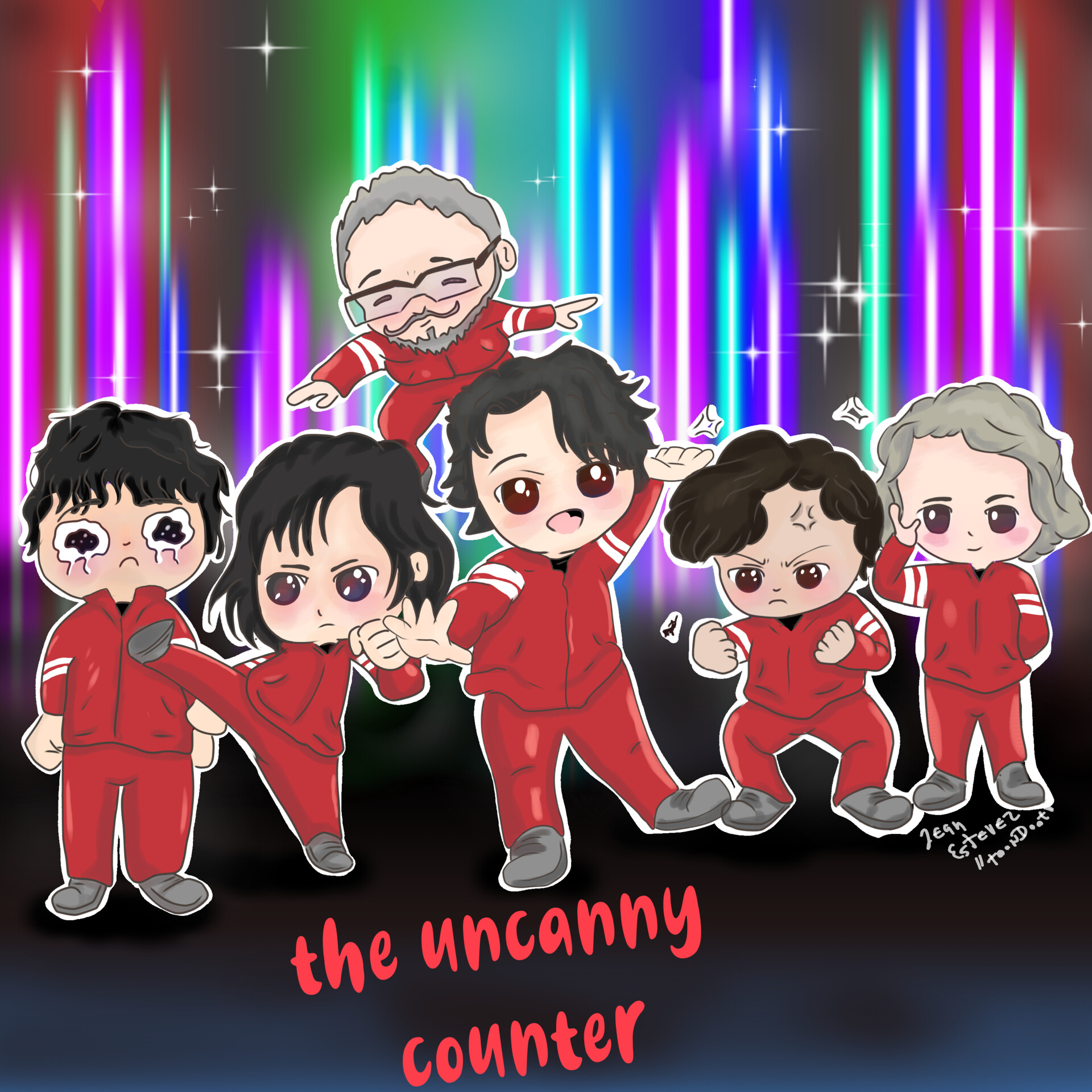 ArtStation - kawaii chibi the uncanny counter k-drama