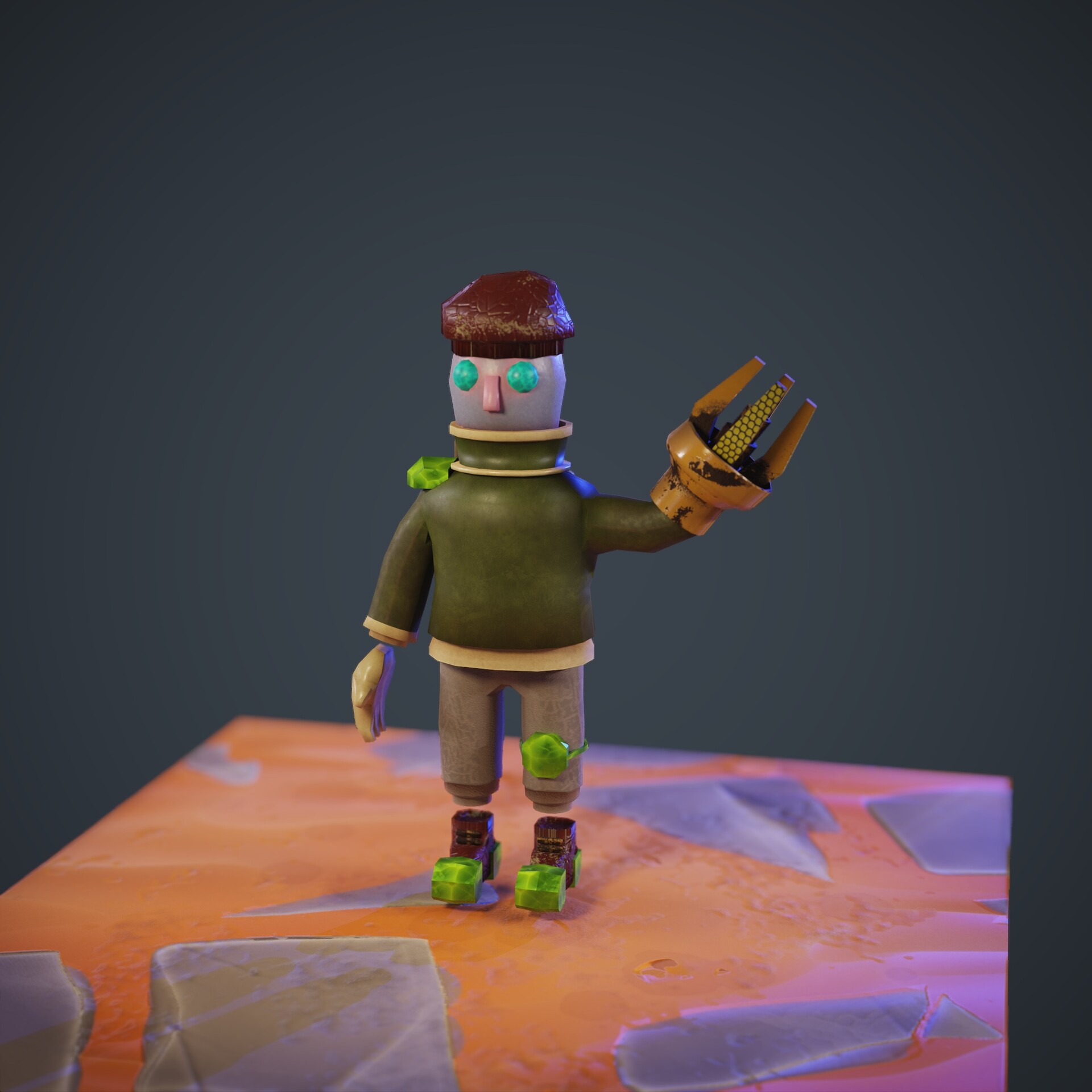 ArtStation - Traveler (full game ready stylized character)