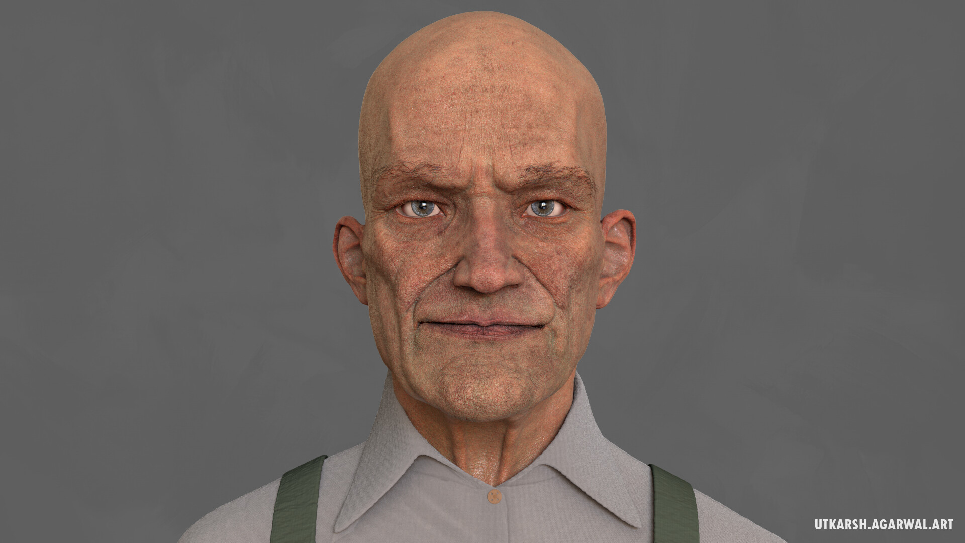 ArtStation - OLD MAN - Texture Study