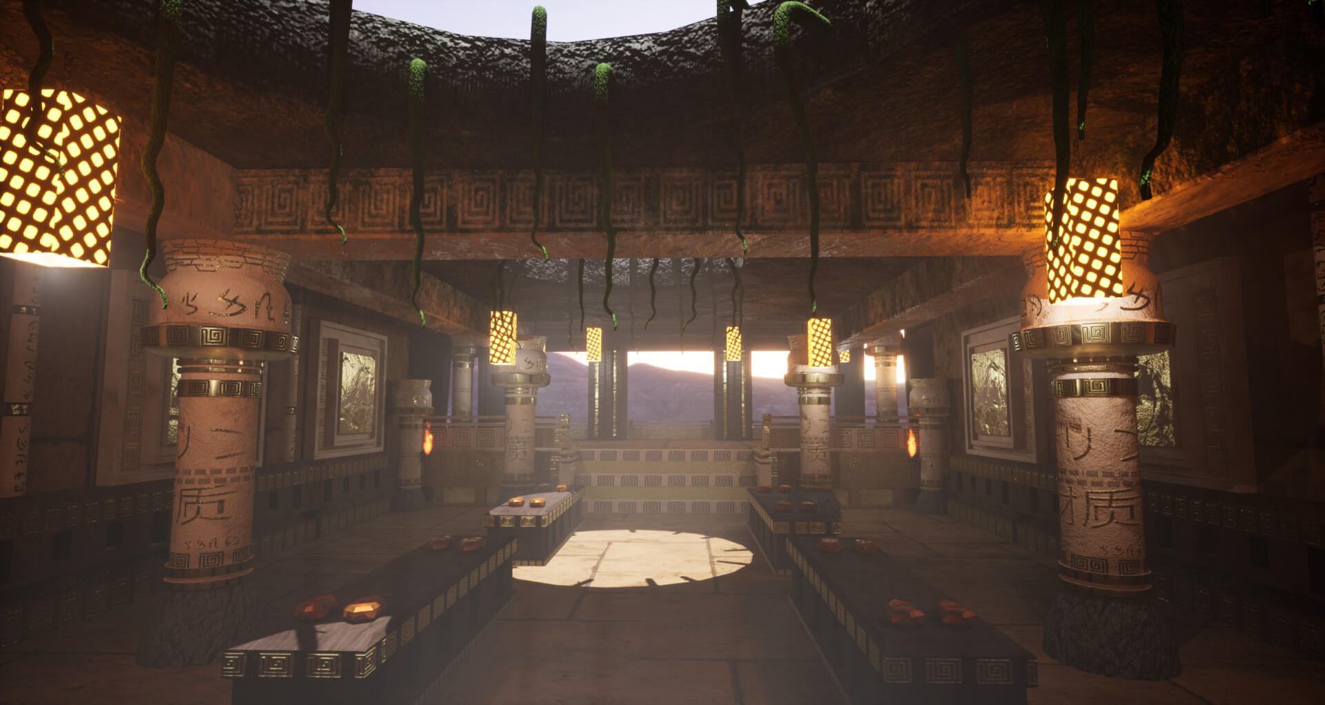 ArtStation - Ancient Temple Level (3D Modular Environment )