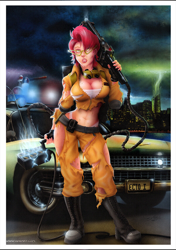 ArtStation - "Janine" The Real Ghostbusters