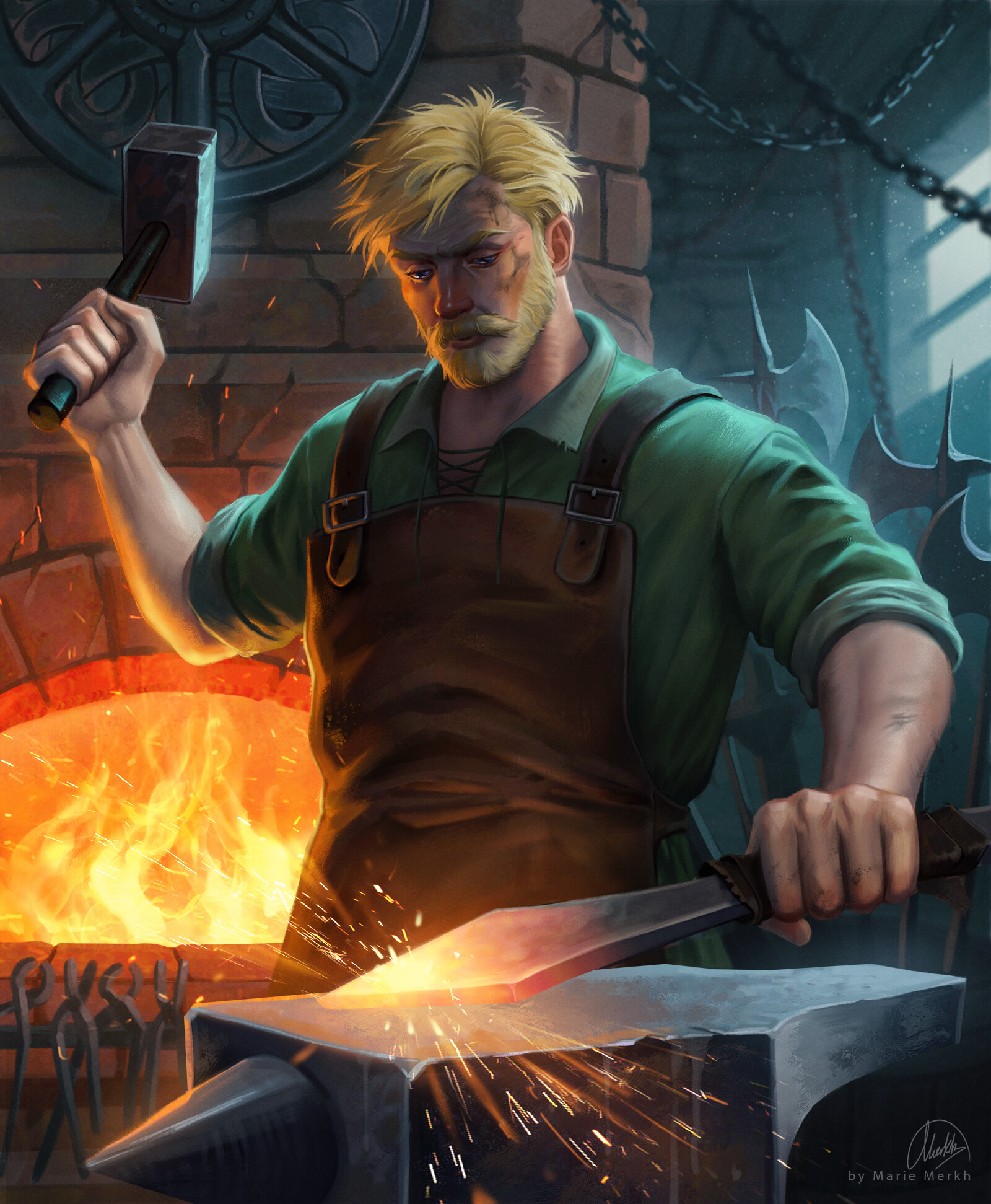 ArtStation - In the forge