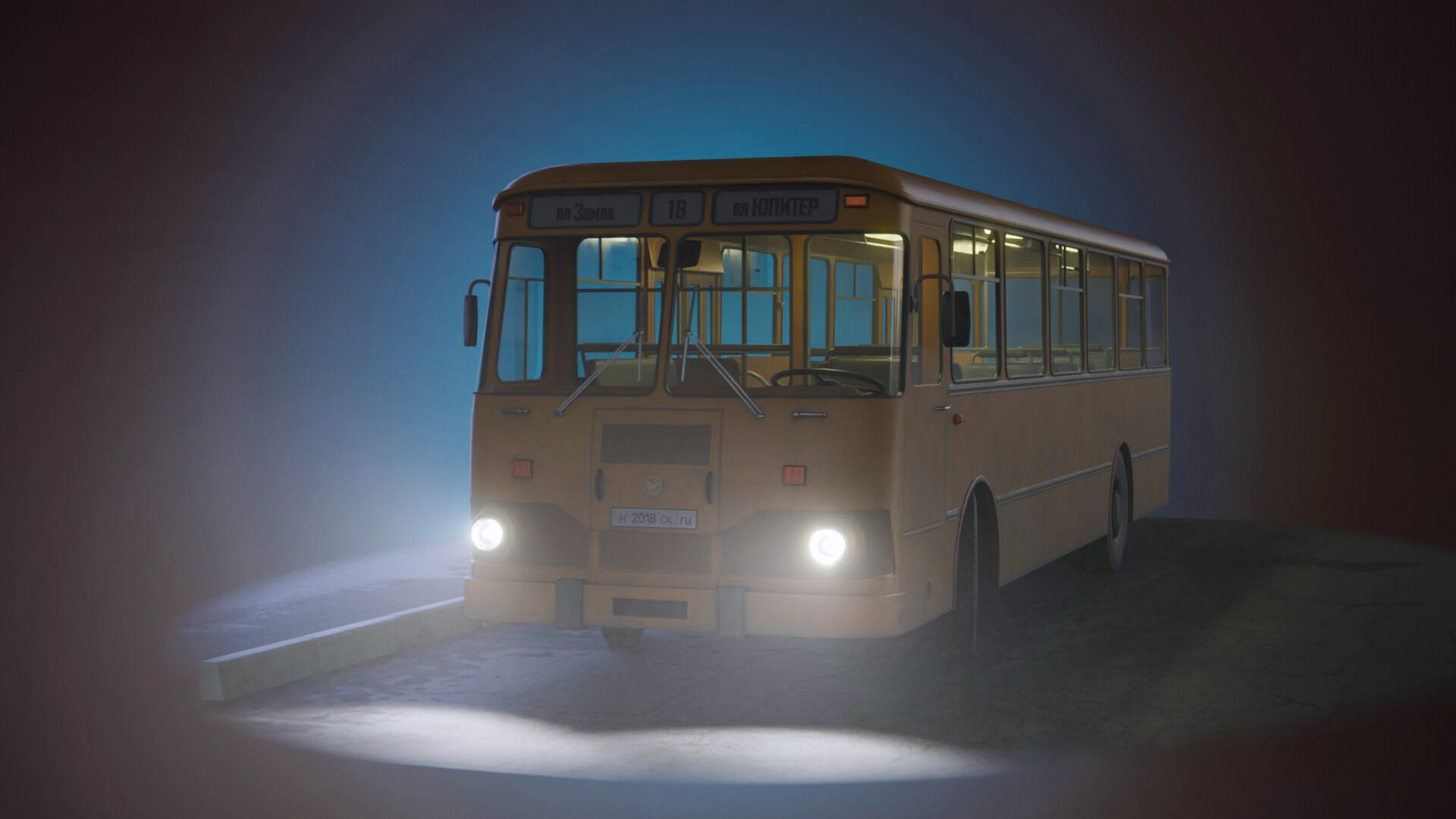 Arthur Man - Liaz 677 Soviet bus from DCS WORLD