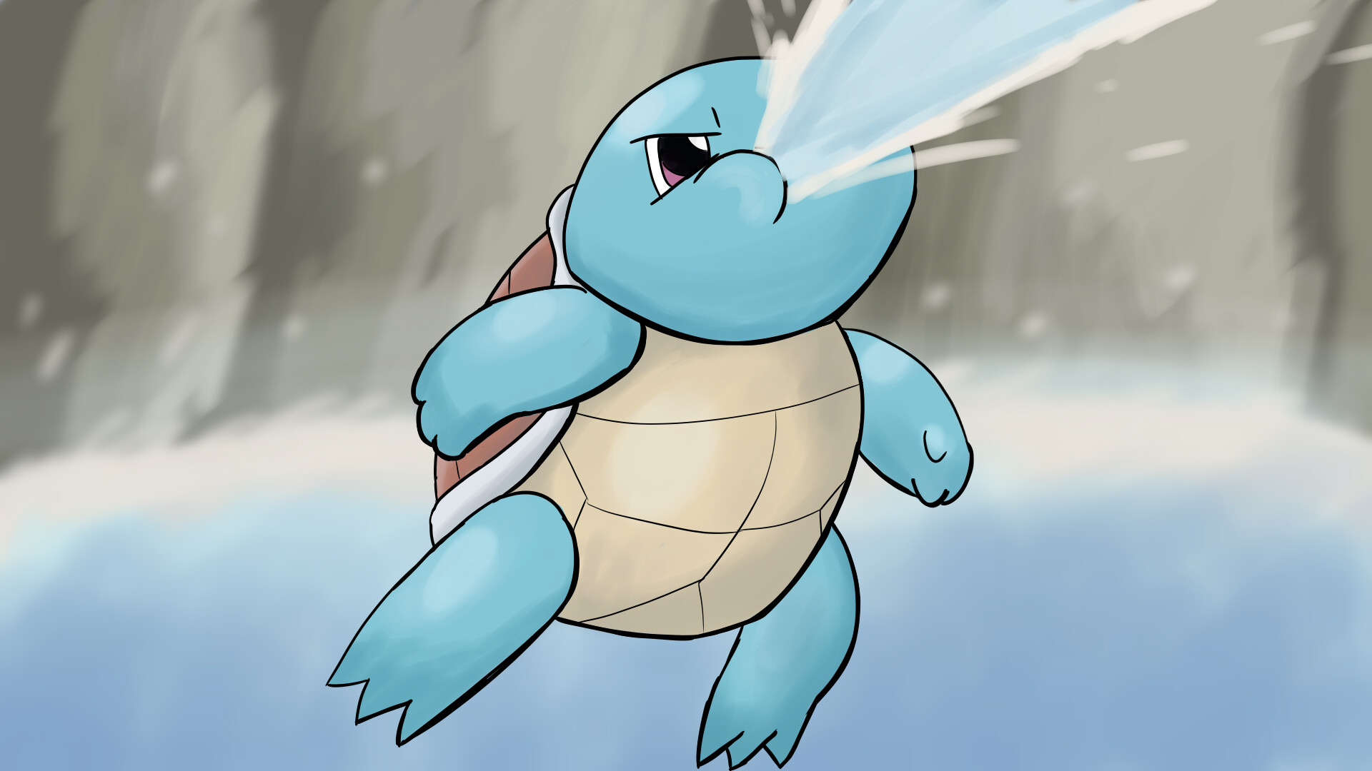 ArtStation - Squirtle squirtling around