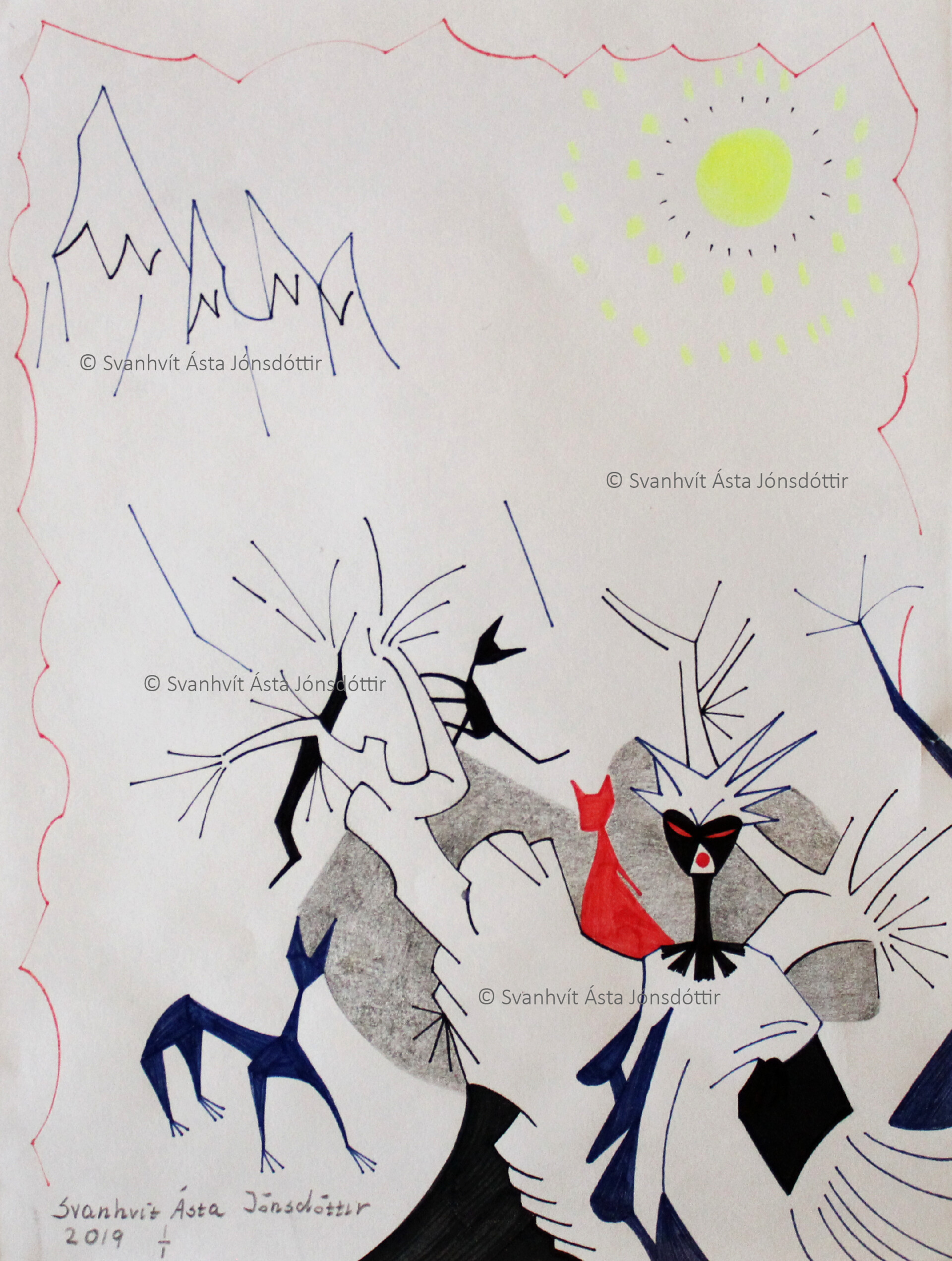 Svanhvít Ásta Jónsdóttir - Köttur út í mýri