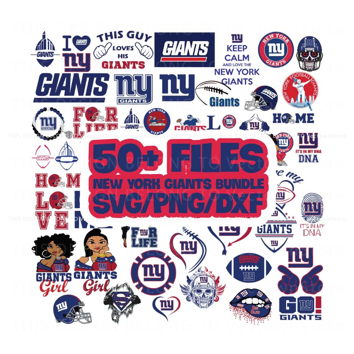ArtStation - New York Giants SVG NFL Team SVG Bundle Instant Download