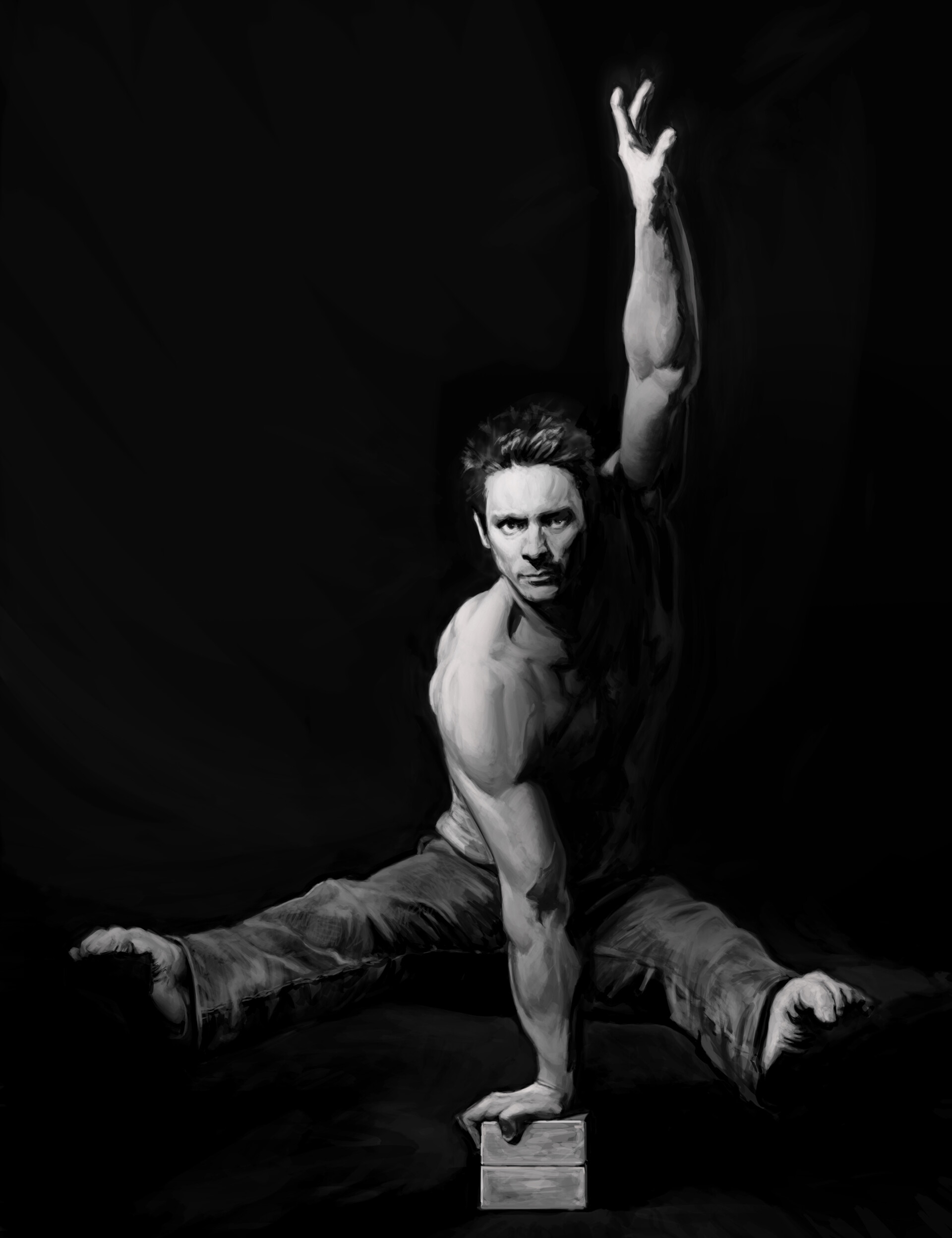 ArtStation - Portrait of Hand-Balancer Mikael Kristiansen