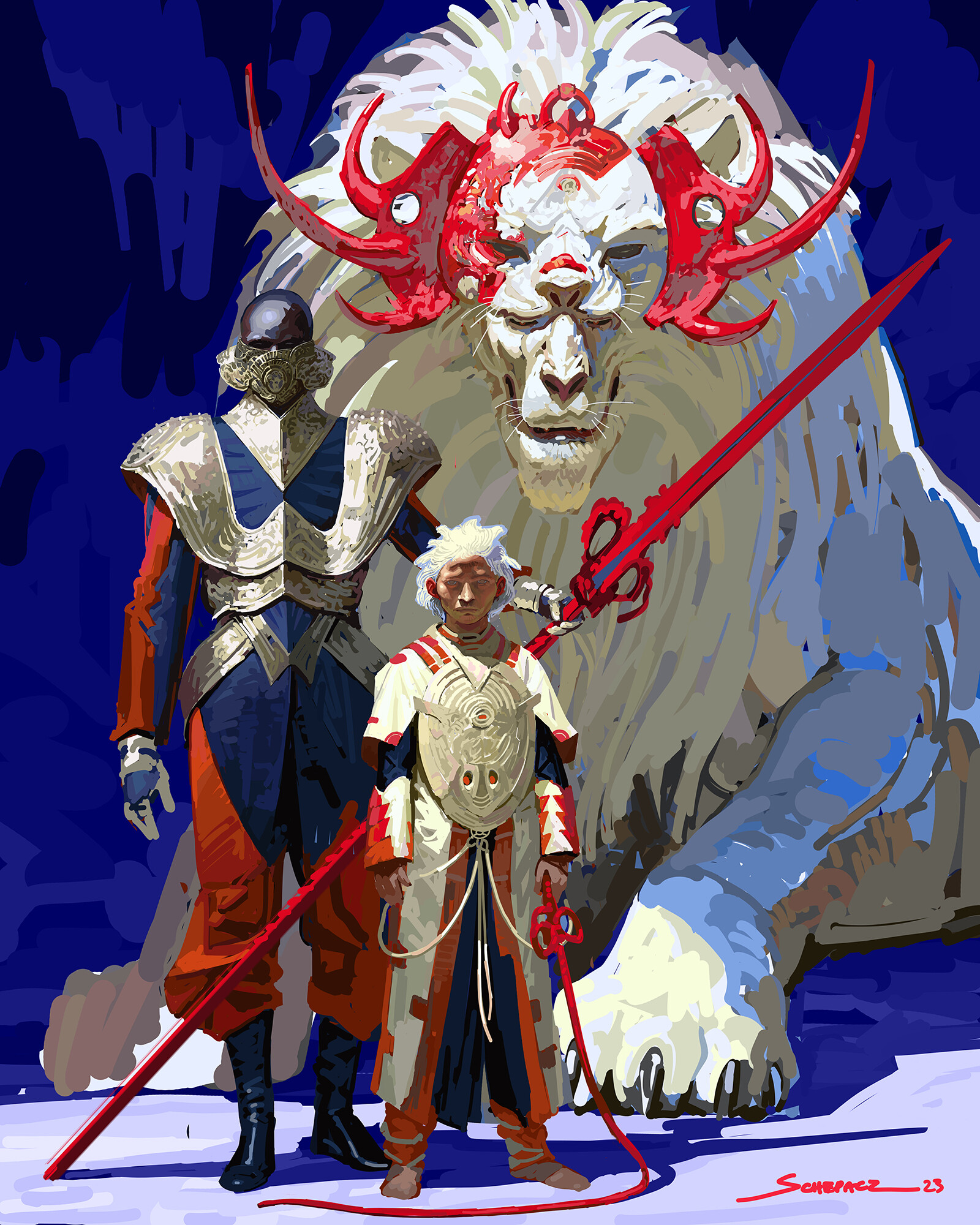 ArtStation - BIG CAT ROUND BRUSH 4