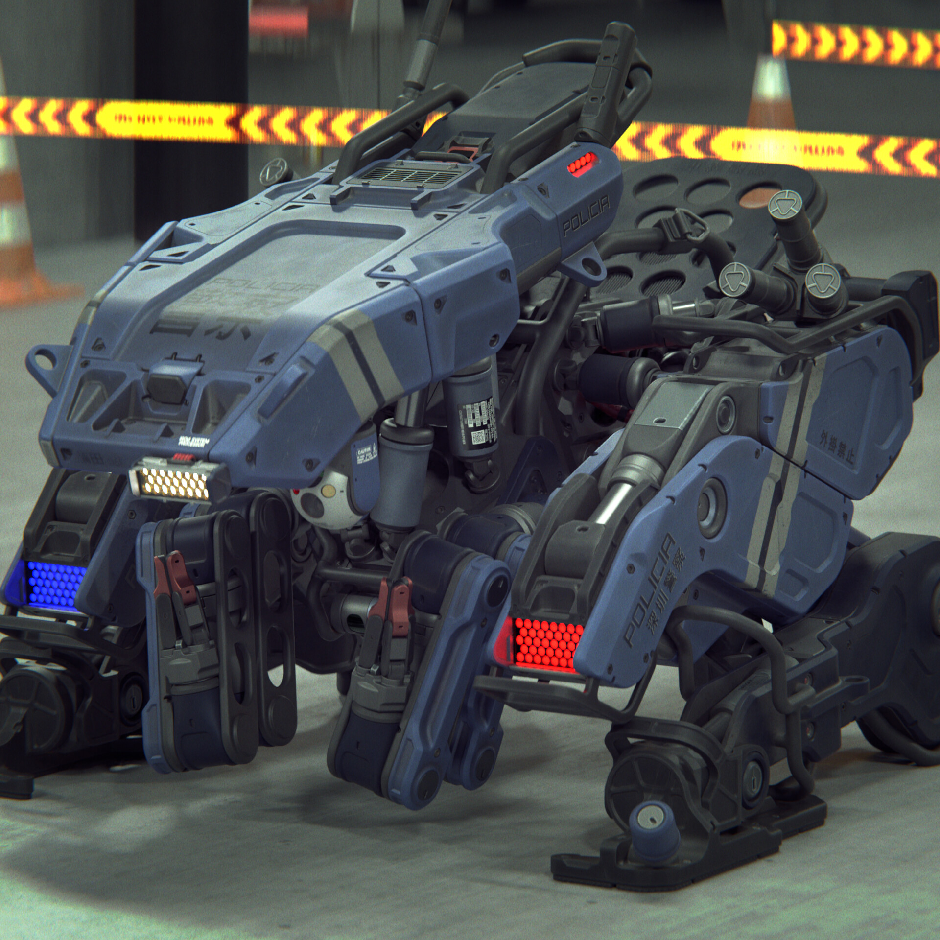 Lancelot(独眼) - Police Multi-purpose Robot