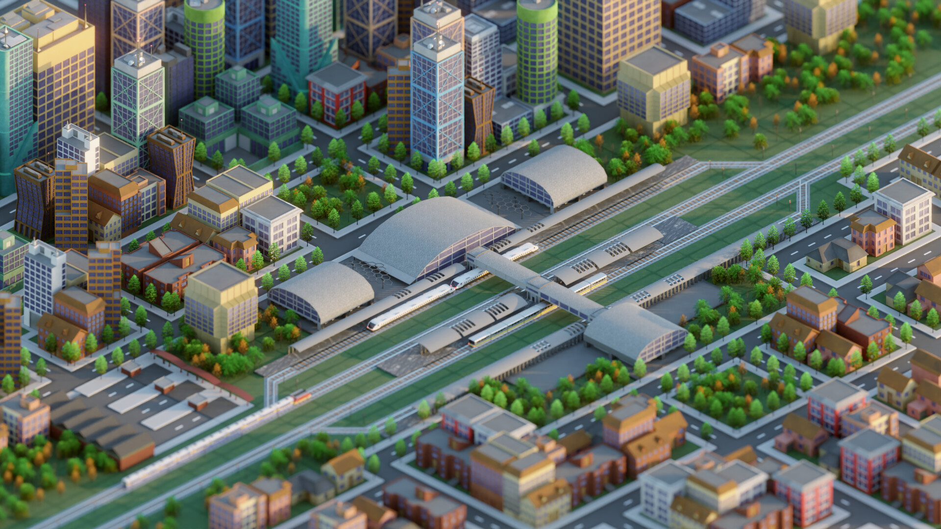 ArtStation - Isometric city