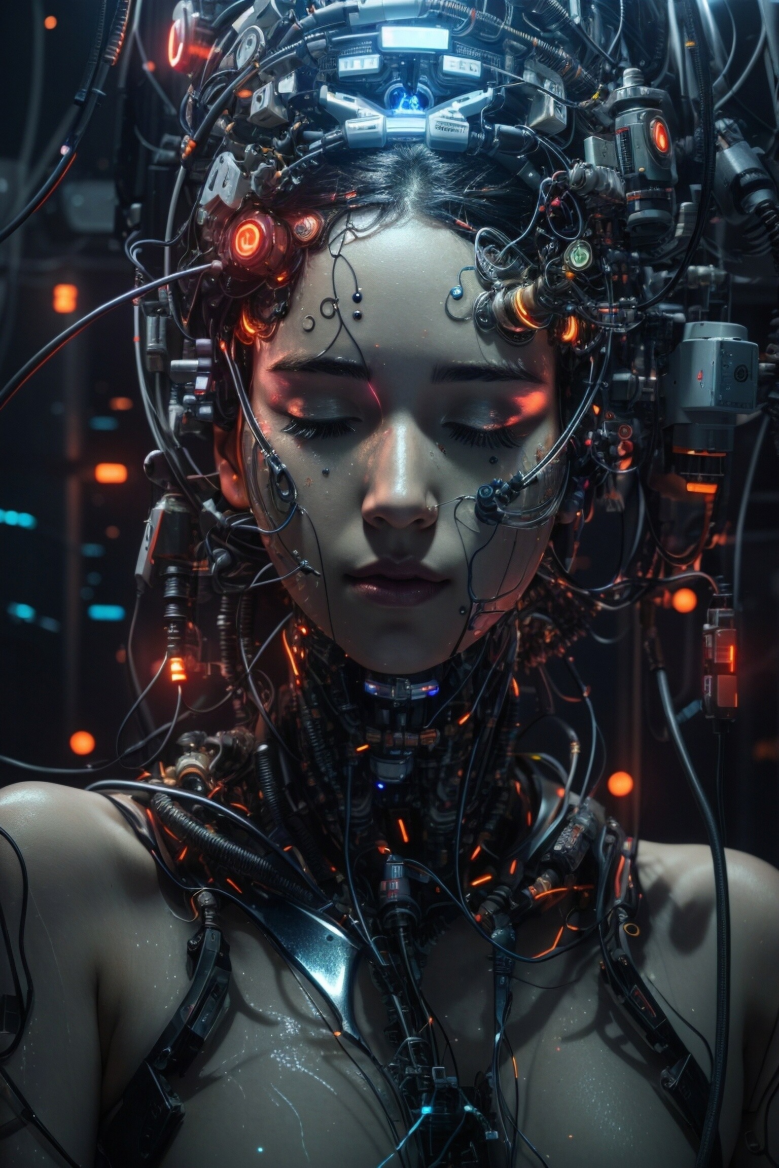 ArtStation - Female Cyborg cinematography