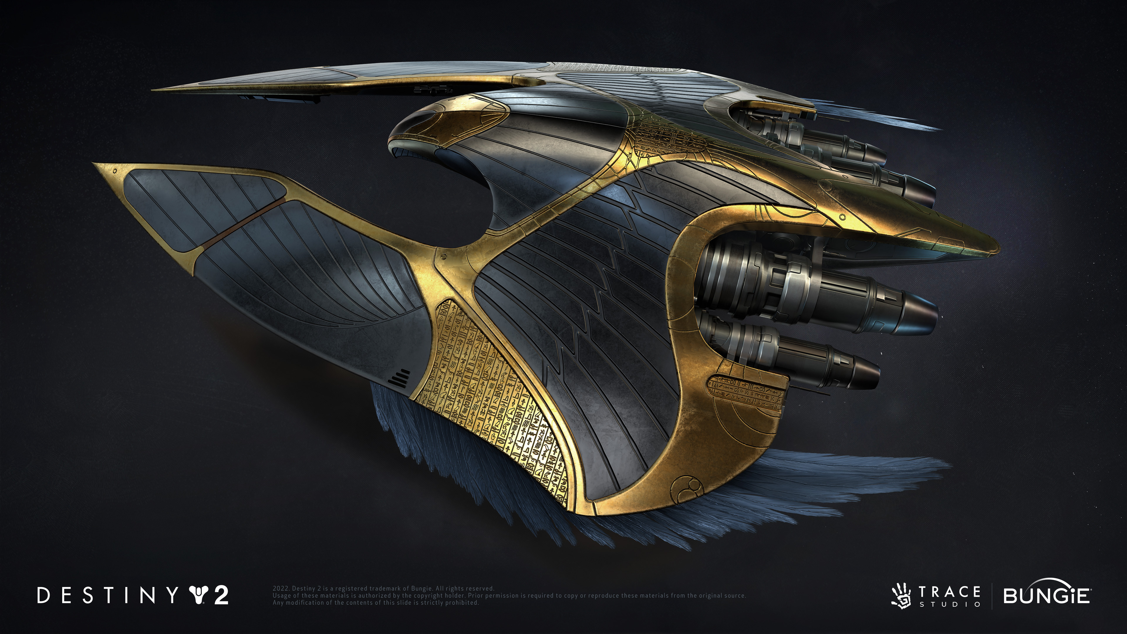 TRACE studio - In-game vehicle asset for «Destiny 2»