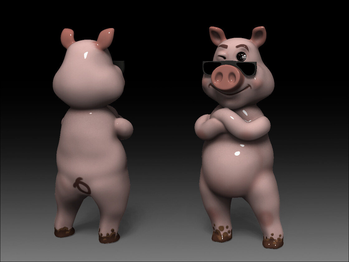ArtStation - ANIMALS-PIG