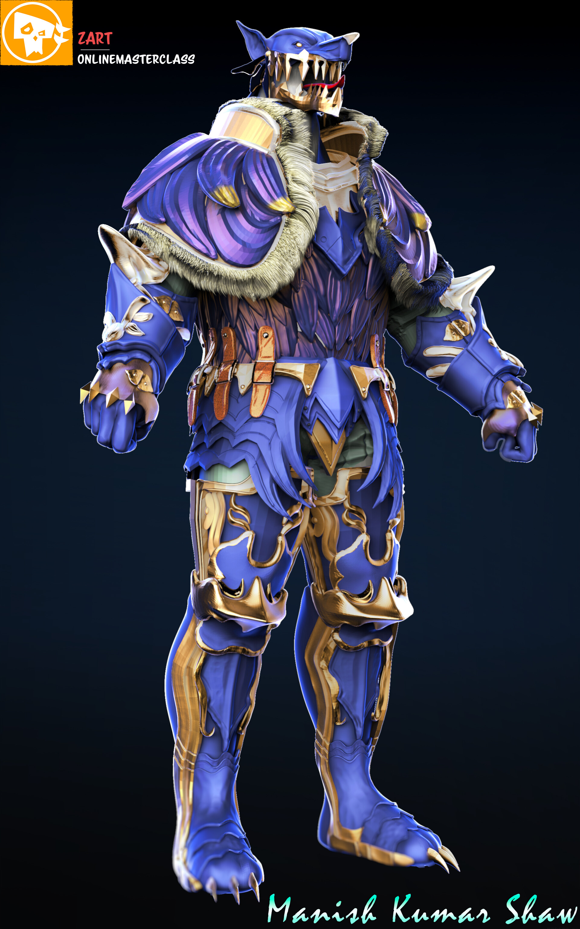 ArtStation - Wolf Armor