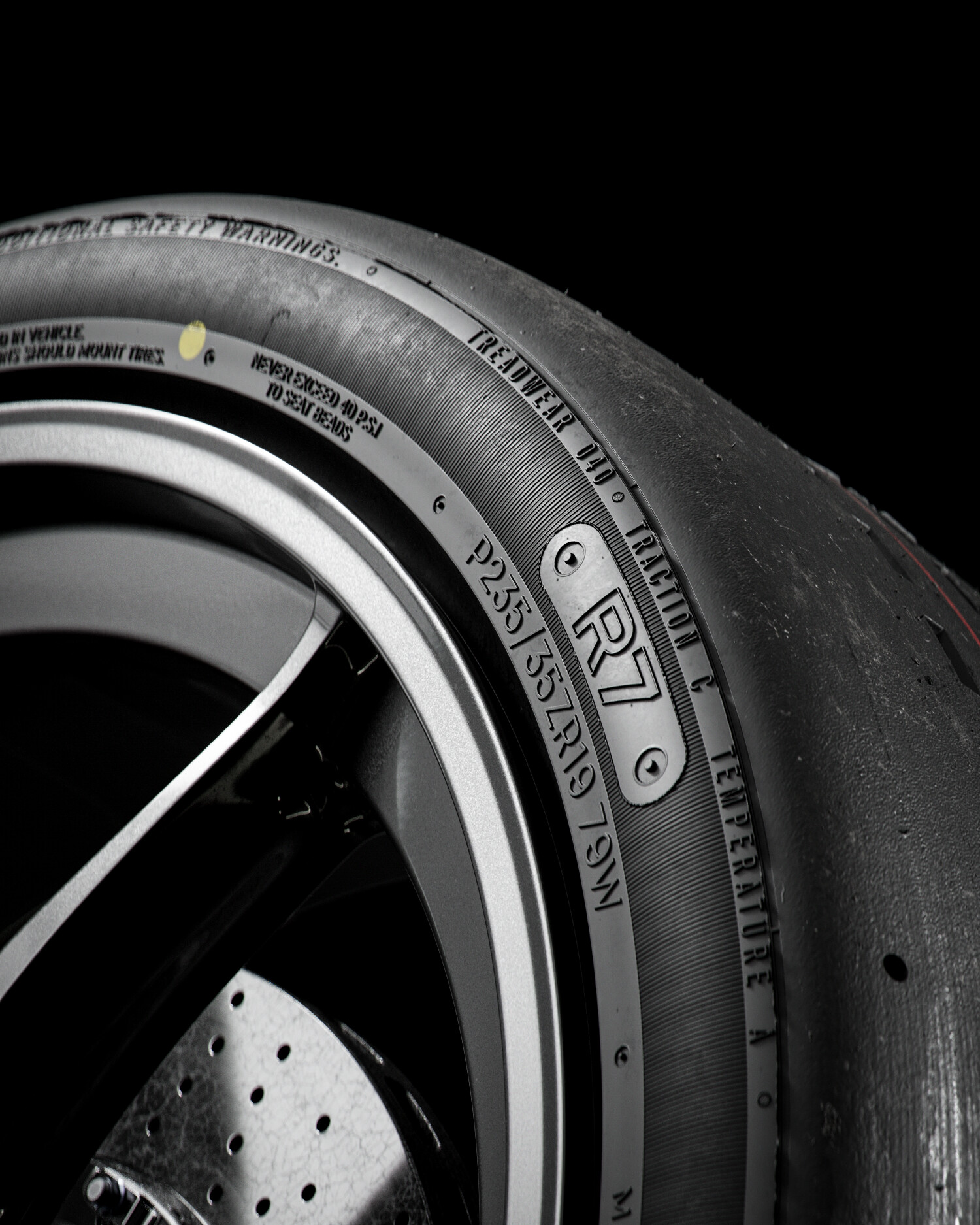 Roman Tikhonov - Hoosier R7 DOT-R • 235/35 ZR19 (79W) • 040/C/A (Real ...