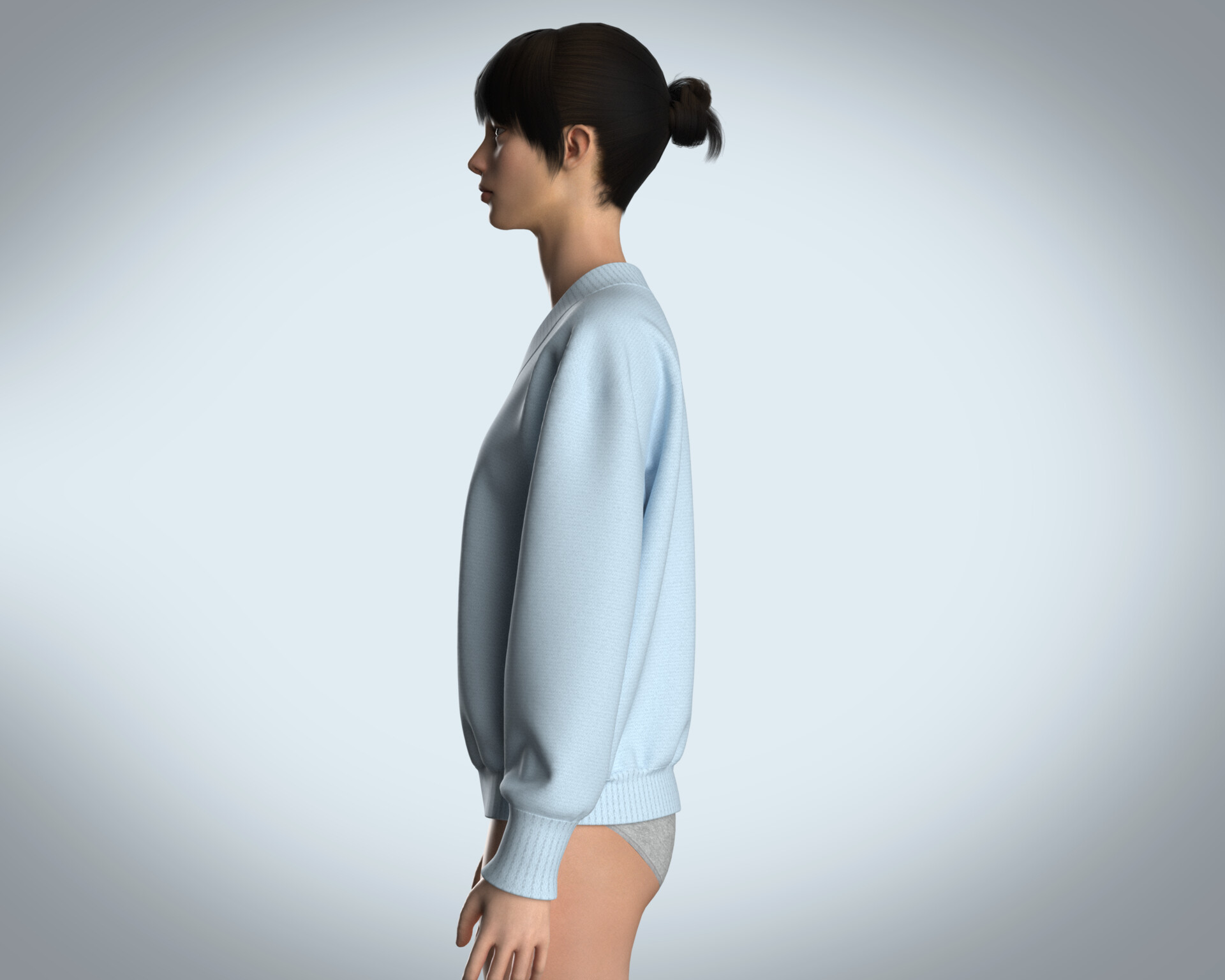 Clothing Axis - Girls Sweater-Blue