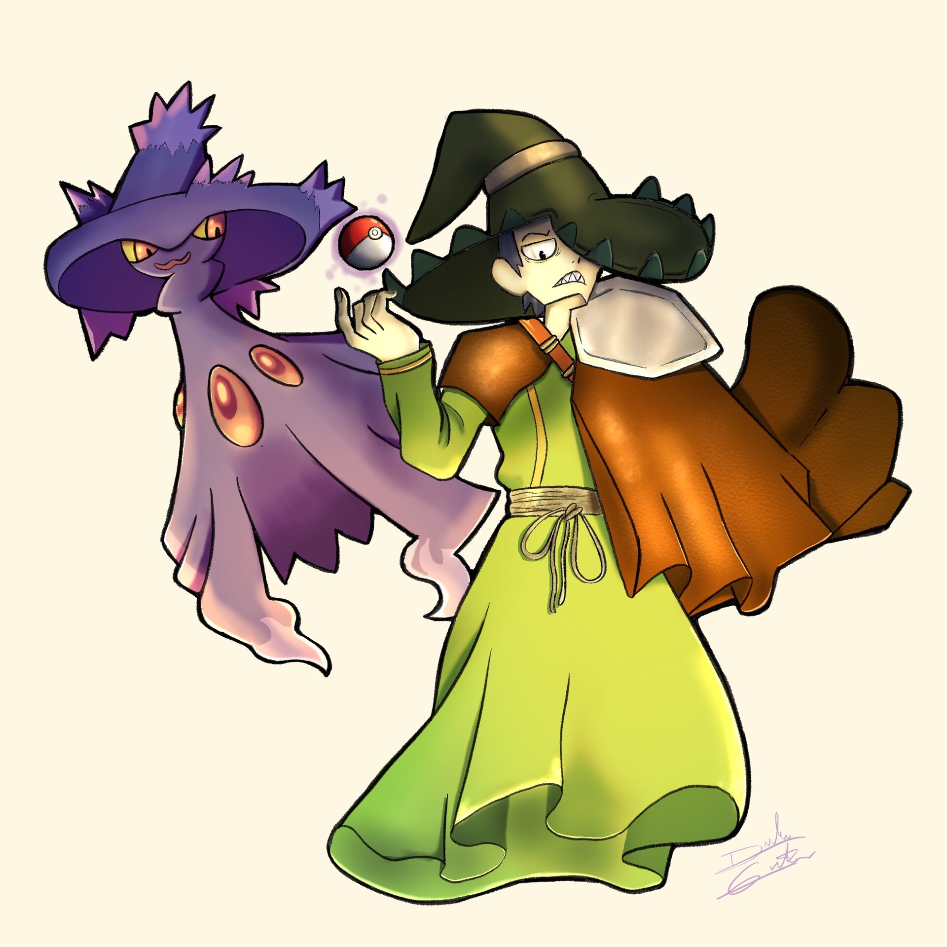 ArtStation - Dark Pokémon trainer