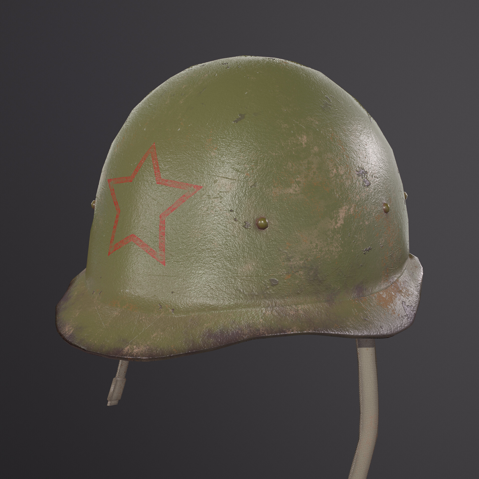 ArtStation - SH-40 (Soviet Helmet СШ-40)