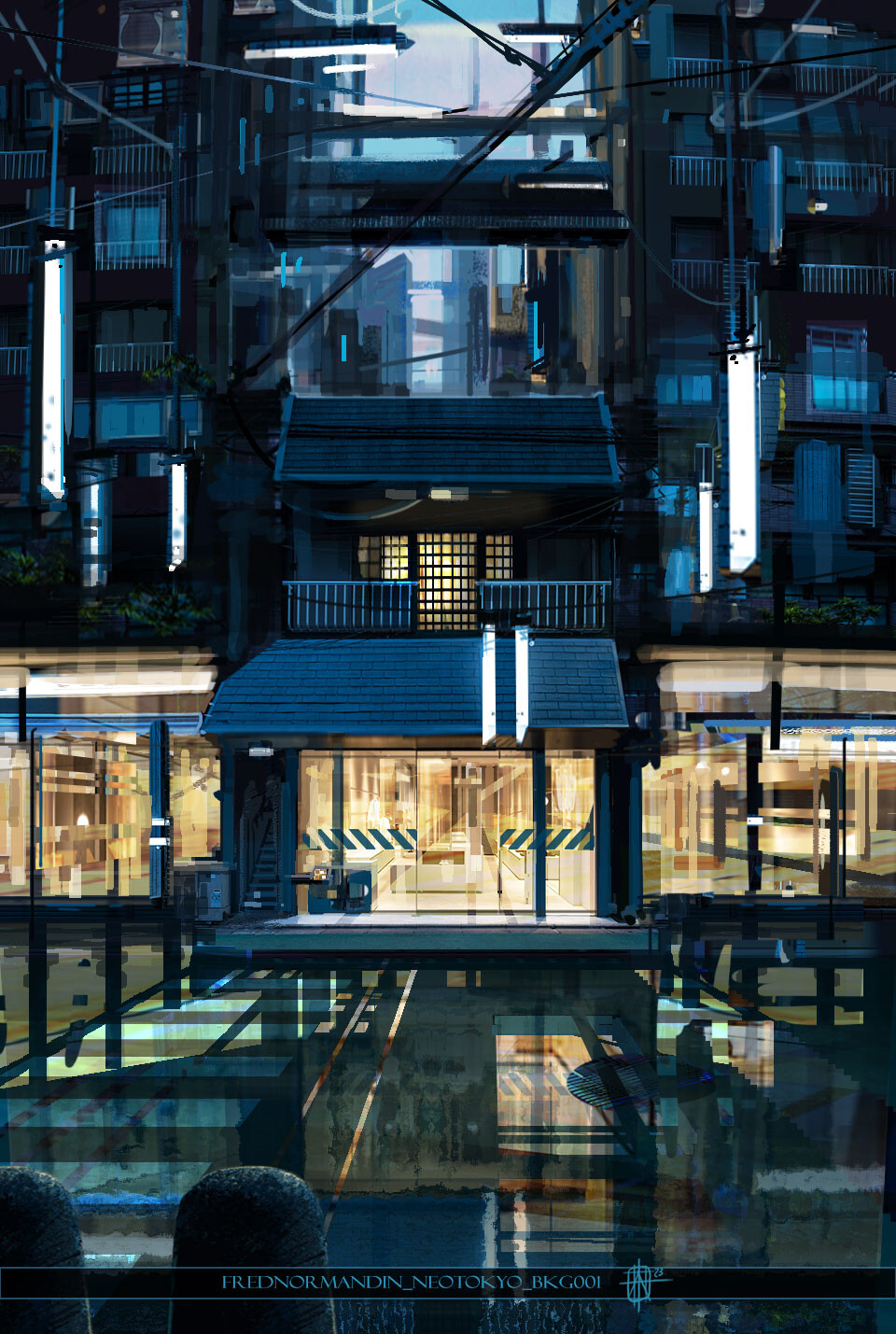 ArtStation - NeoTokyo - Design concept