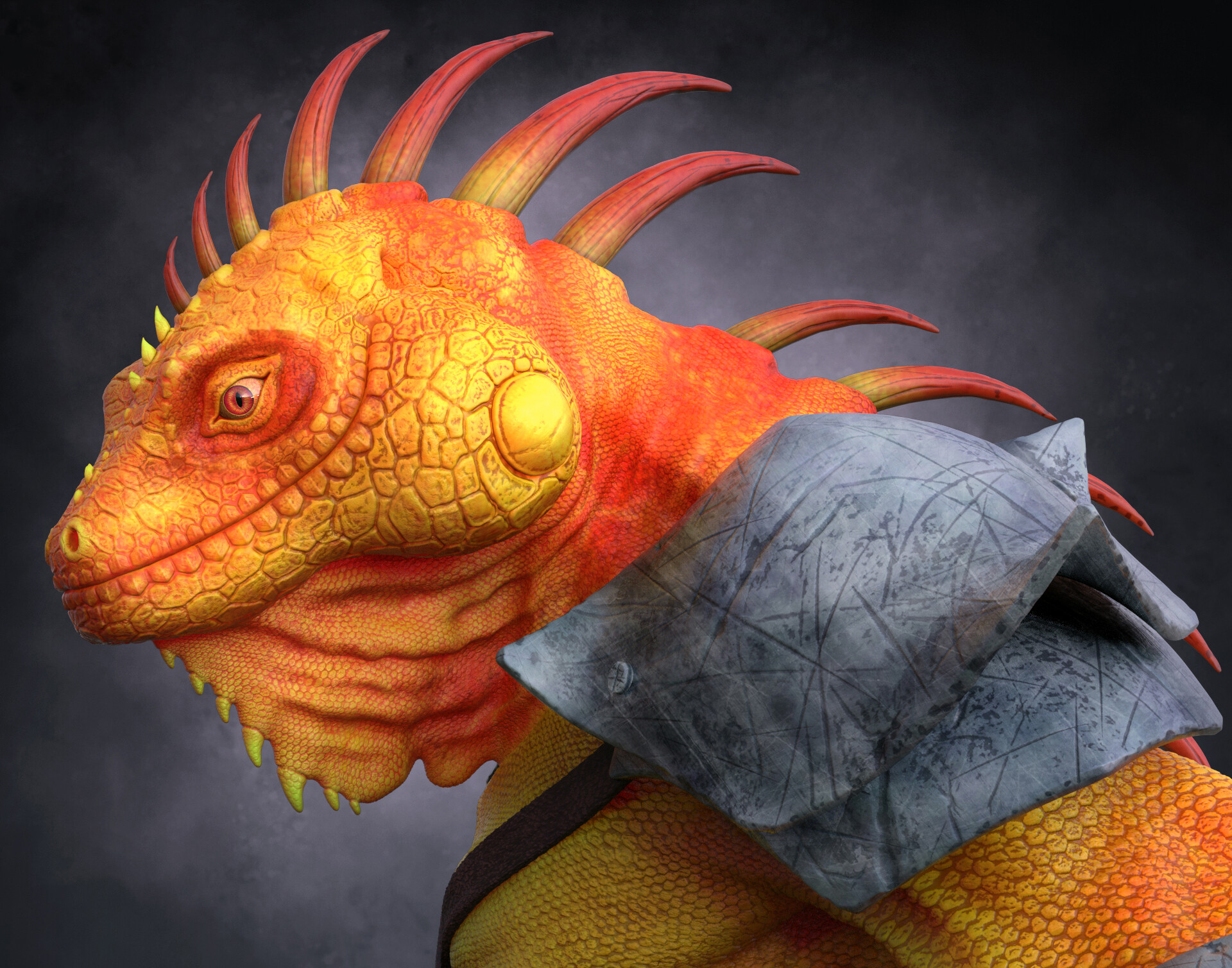 ArtStation - Fire Lizard