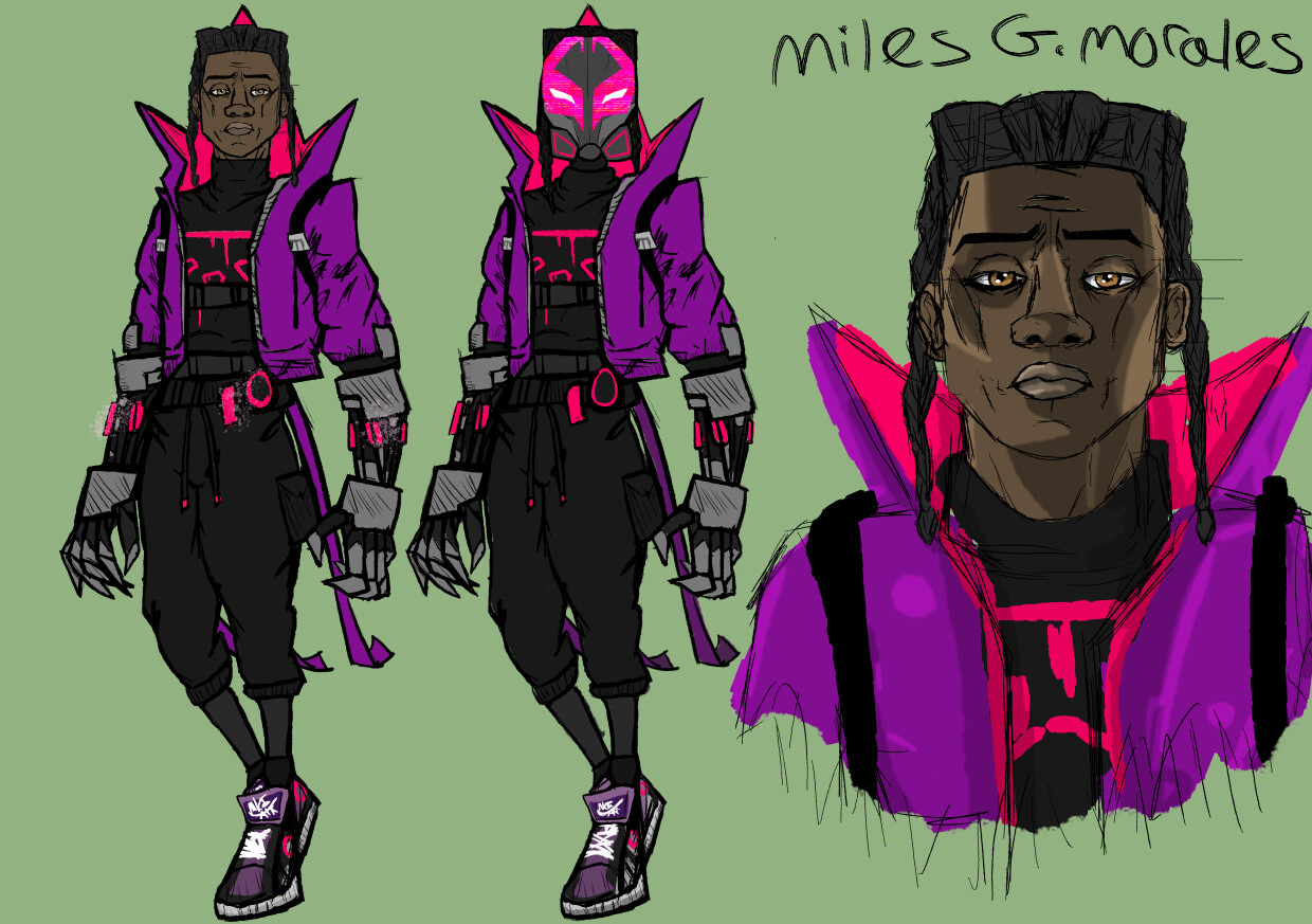 ArtStation - Miles G. Morales (The Prowler) - Spider-Man: Across The ...