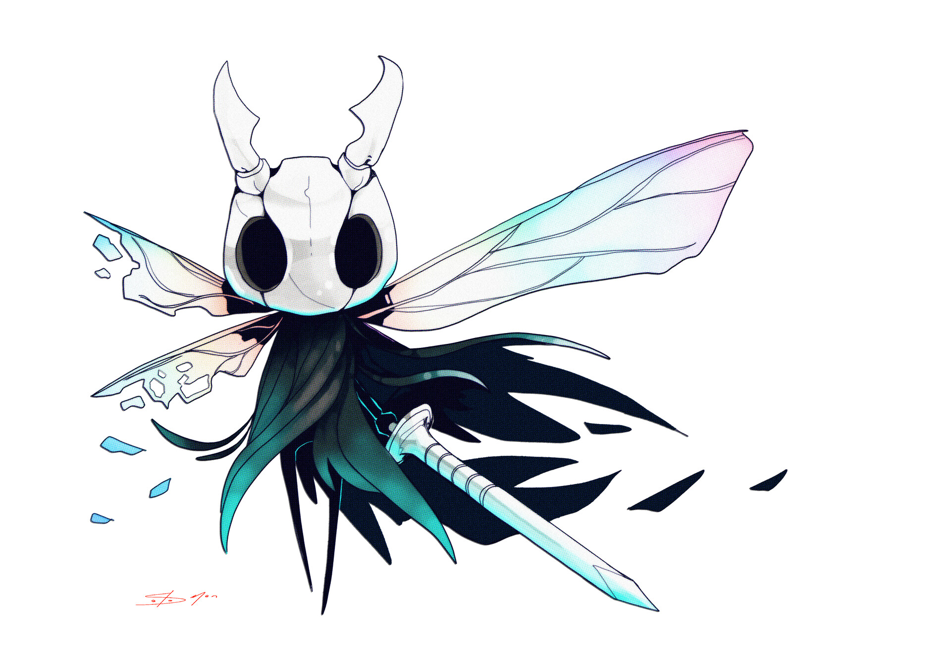 ArtStation - Hollow Knight "Little Ghost"