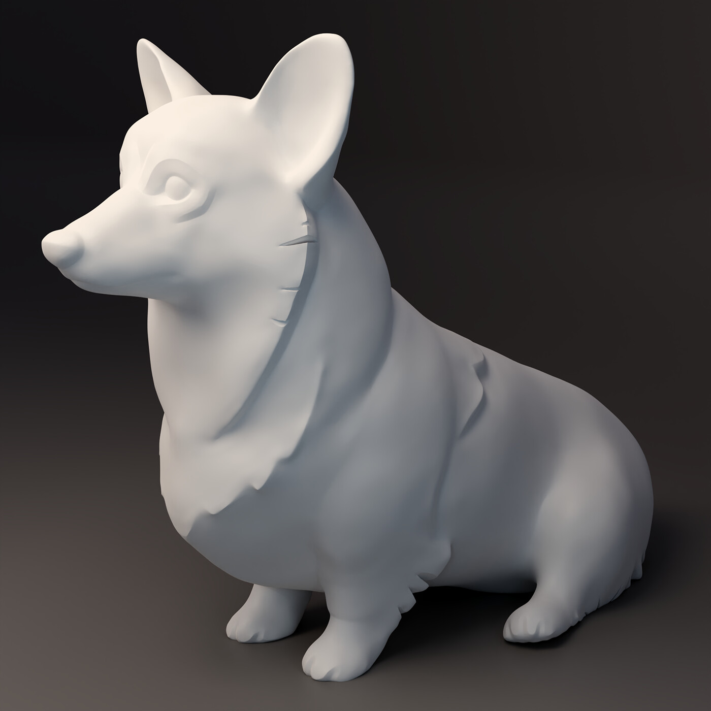 ArtStation - Corgi 3d model