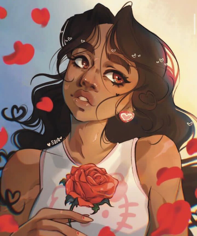 ArtStation - Rose girl