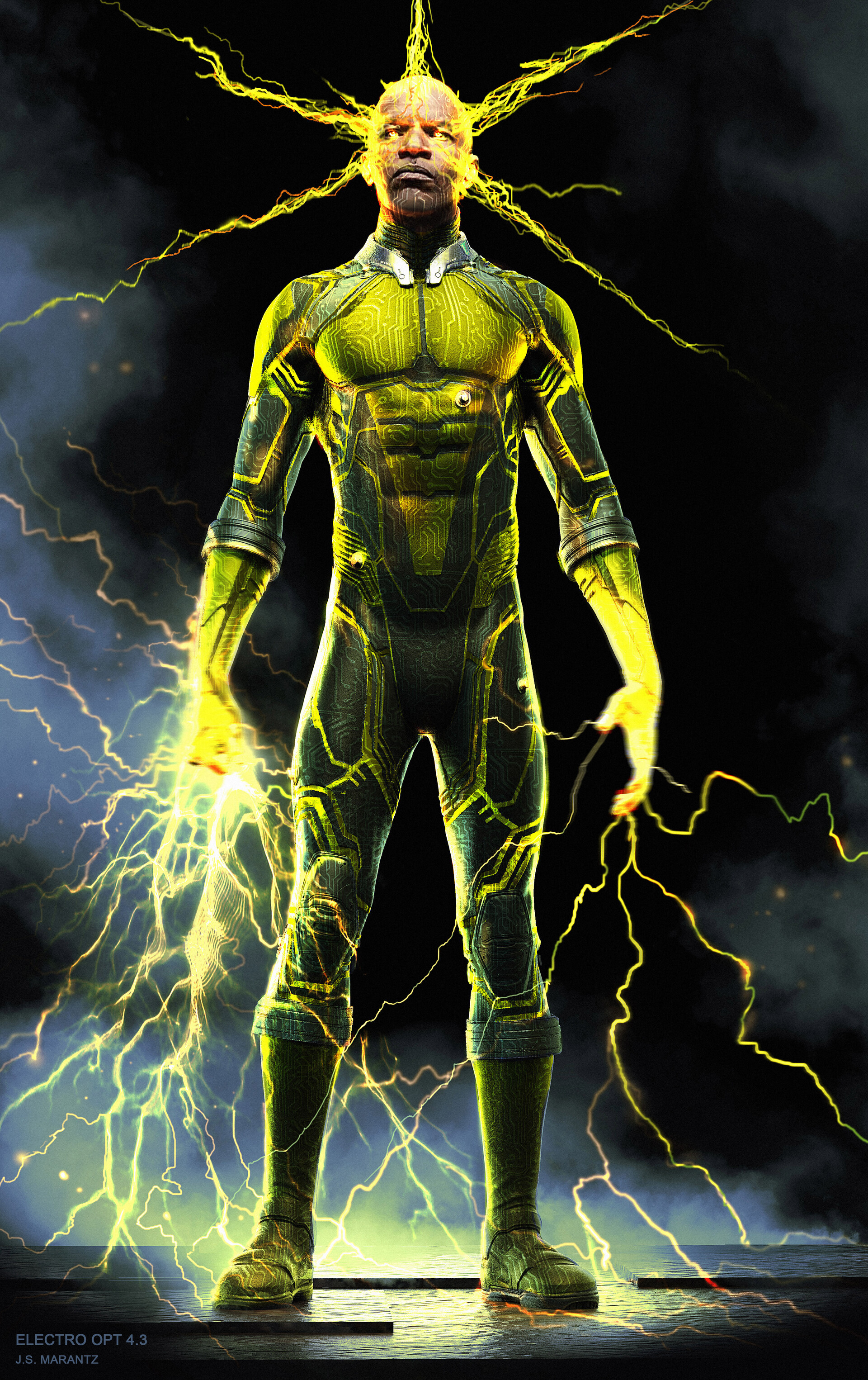 Jerad S. Marantz - Spiderman No Way Home: ELECTRO Conceptart