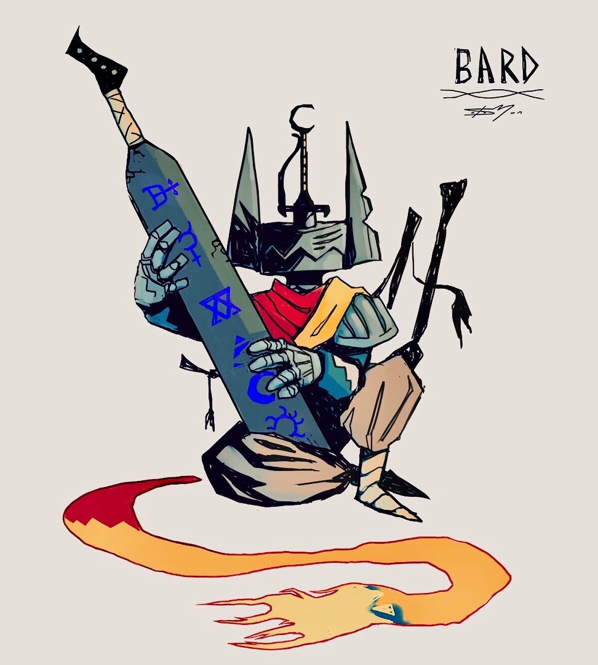 ArtStation - Knightober 2020 - Bard