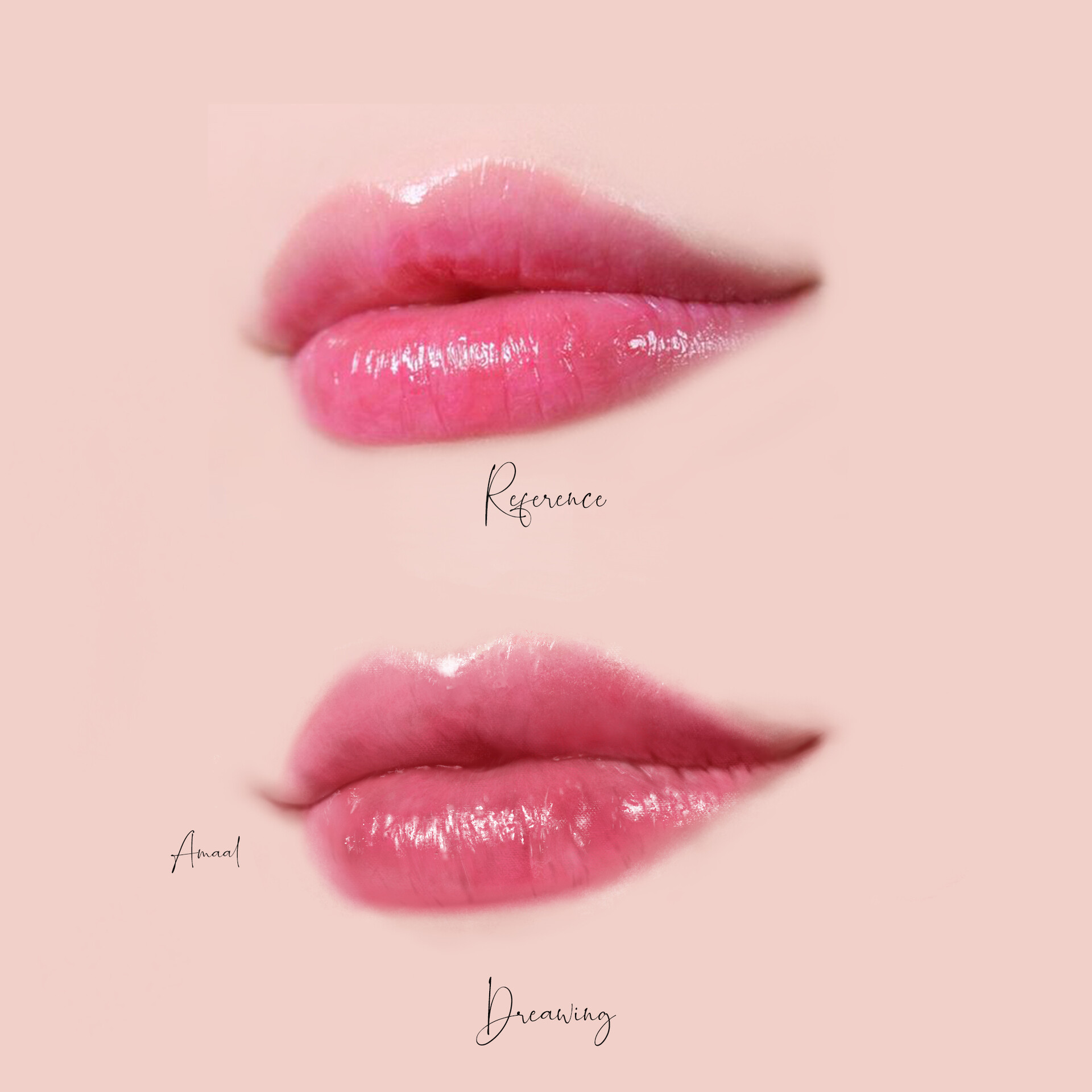 ArtStation - Realism study (lips)