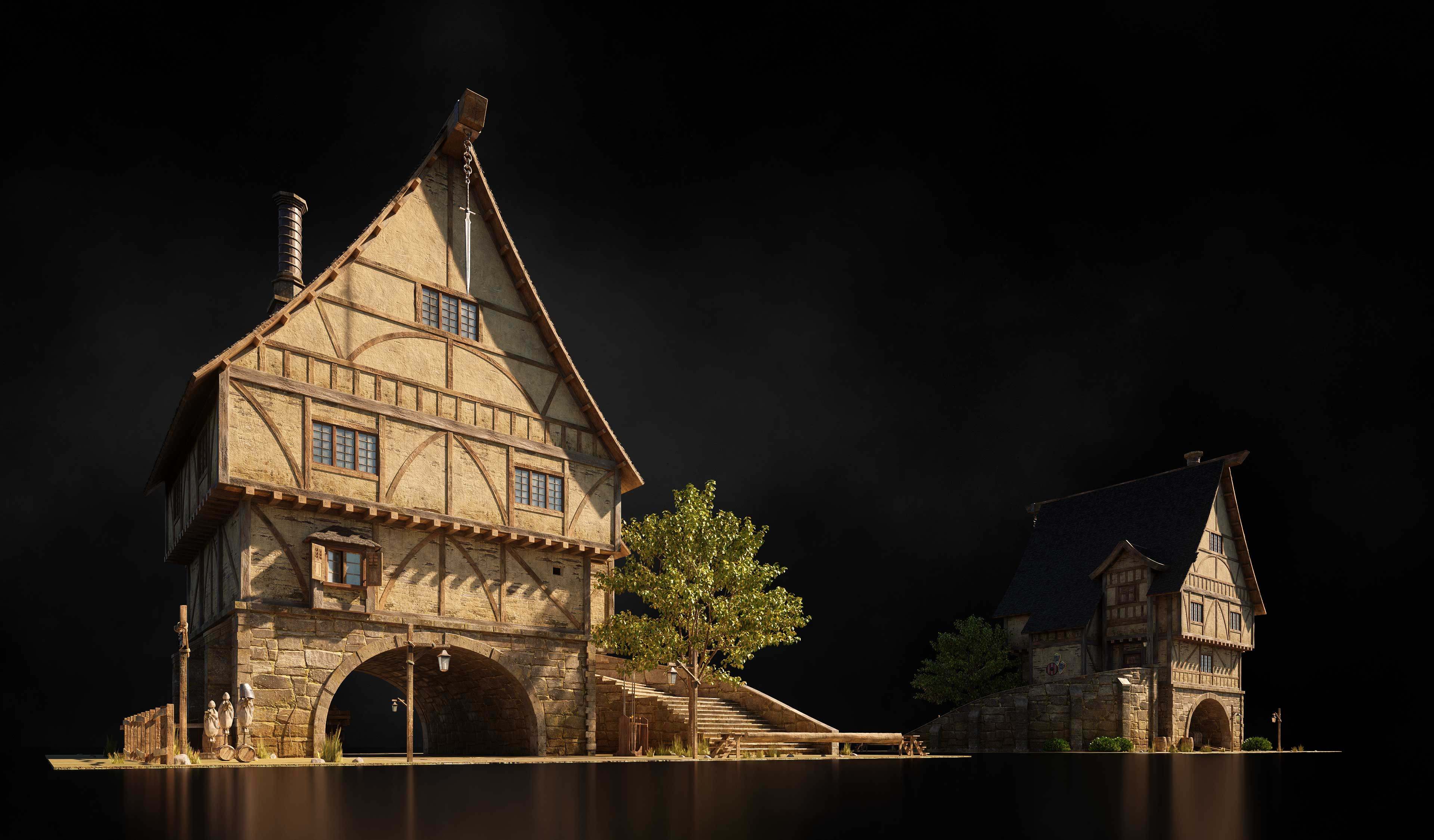 KitBash3D - "Enchanted" - 3D Models and Materials Fantasy Kit