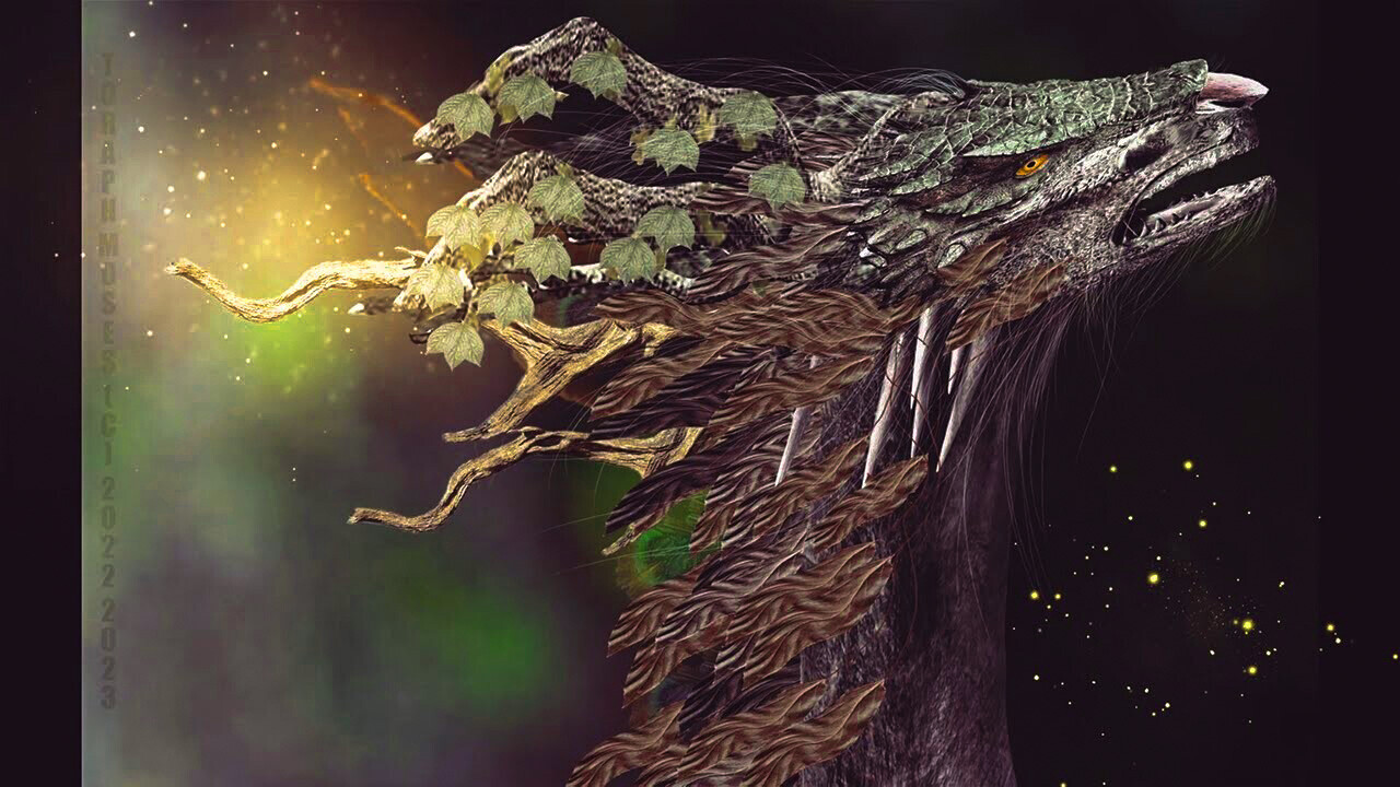 ArtStation - DRAWING WITH TORAPH, 03 23 22, Woodland Guardian Dragon ...