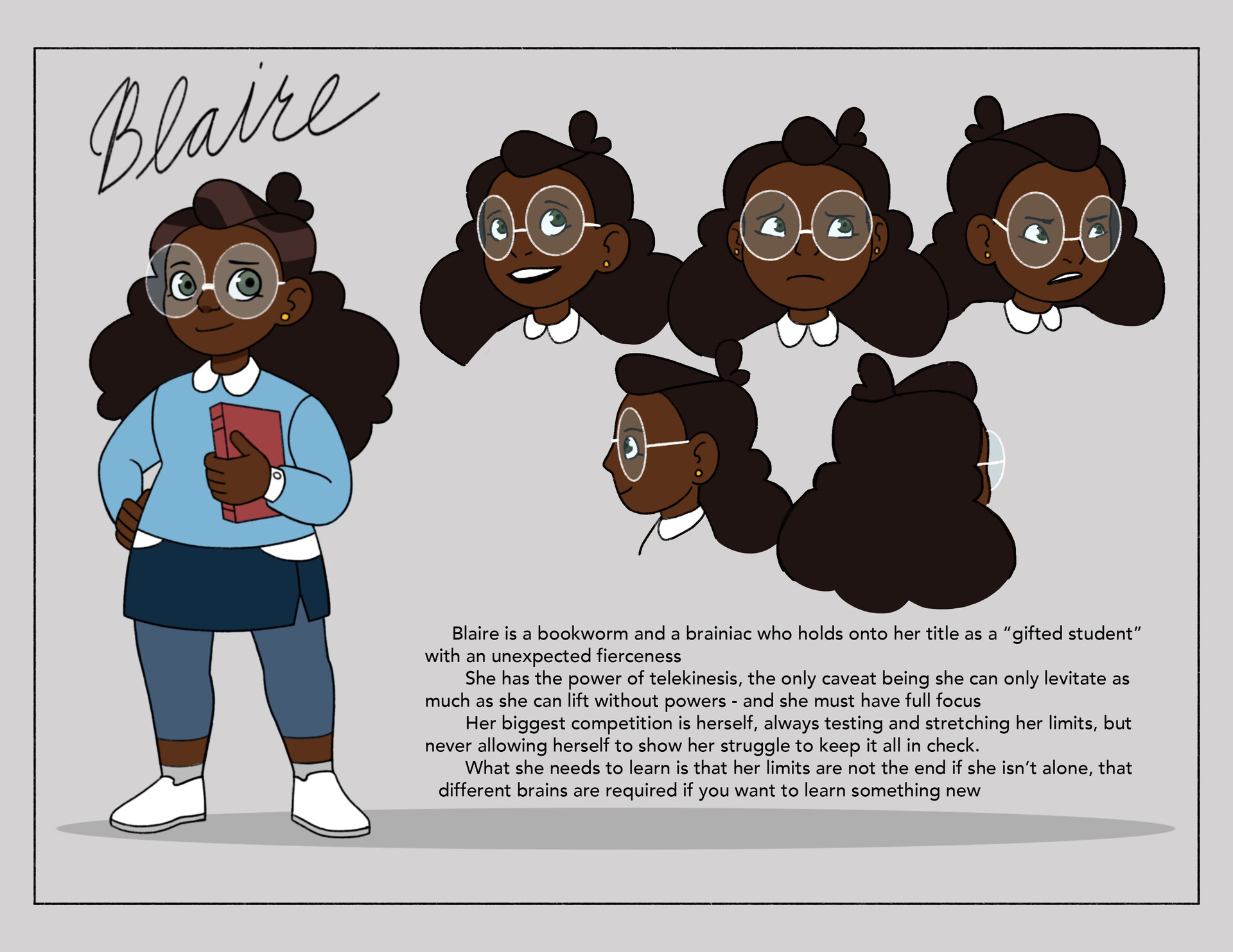 ArtStation - Blaire Character Sheet