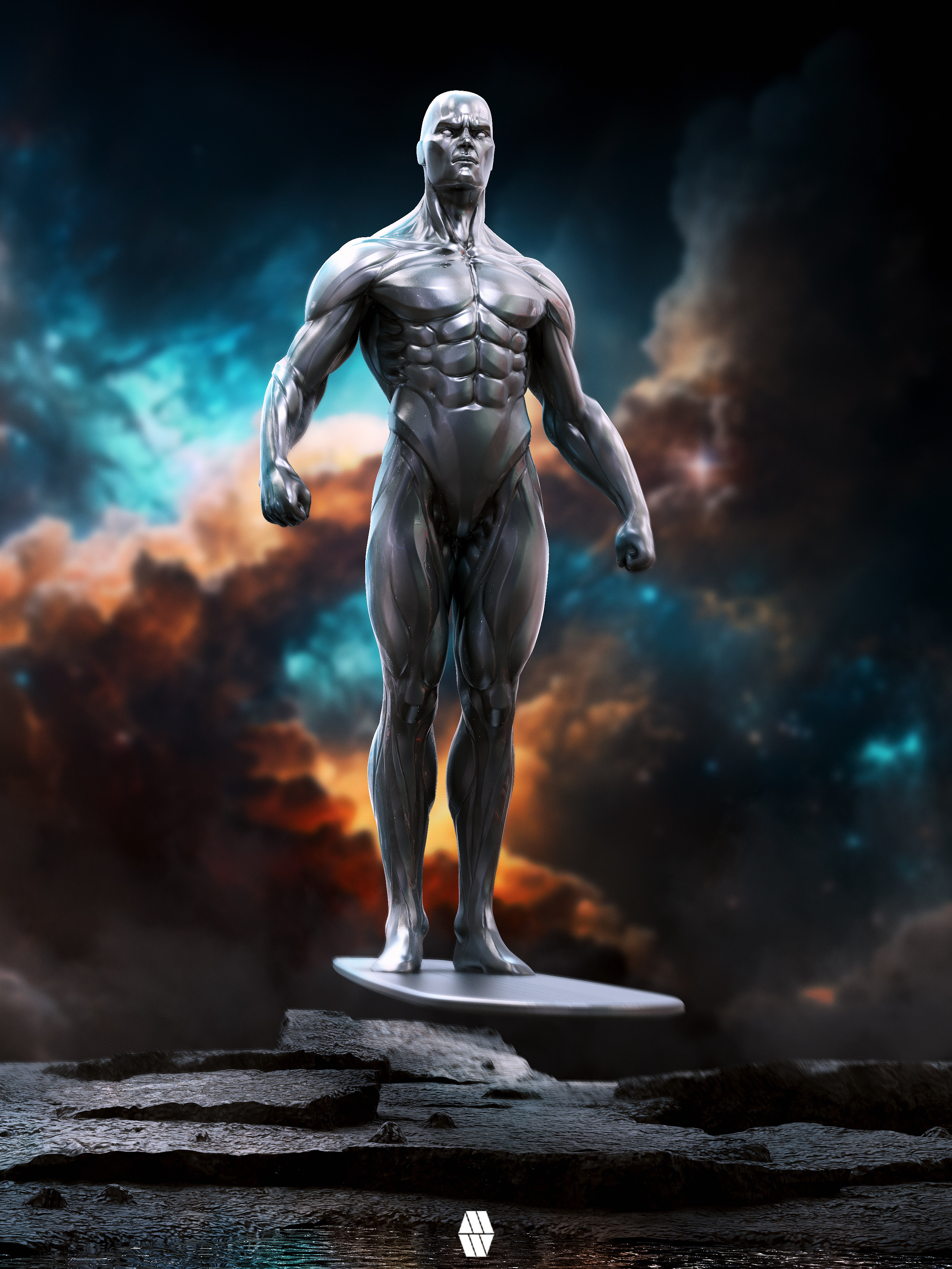 A Herald Arrives - 'Silver Surfer' Concept by Marcus Whinney : r ...